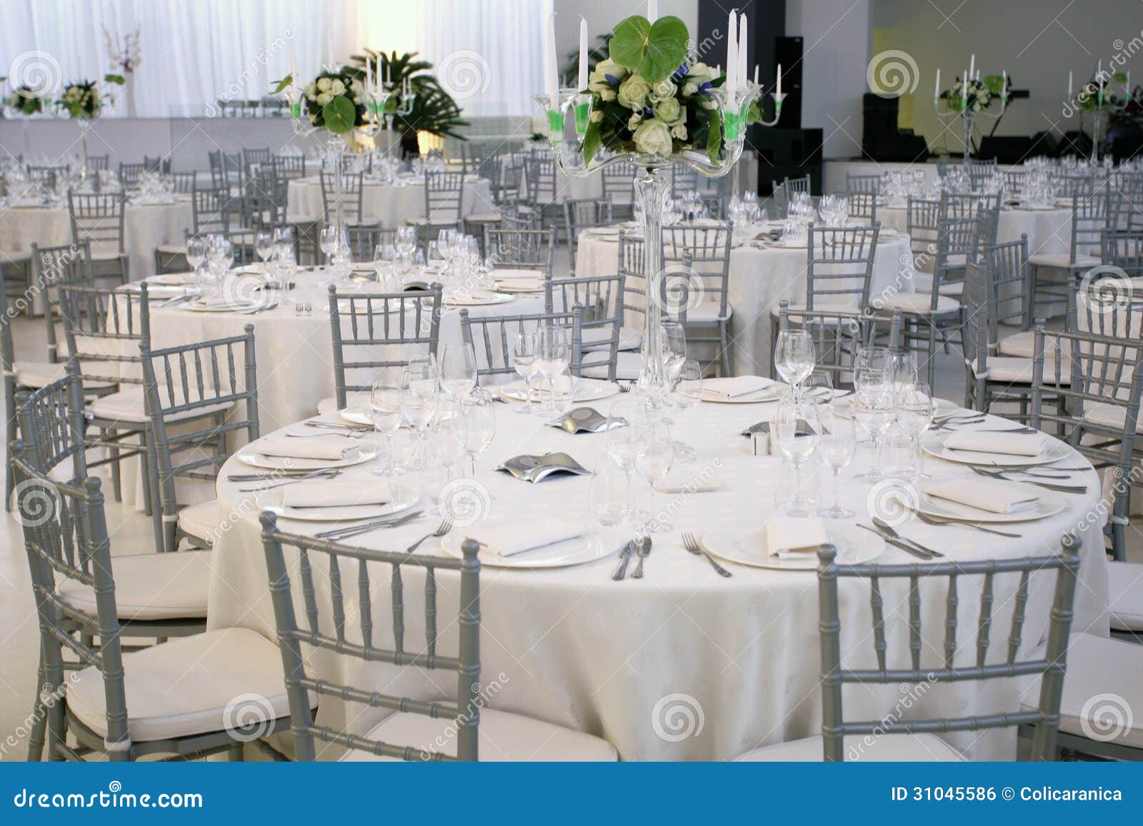 Round tables stock photo. Image of luxurious, party, chairs - 31045586