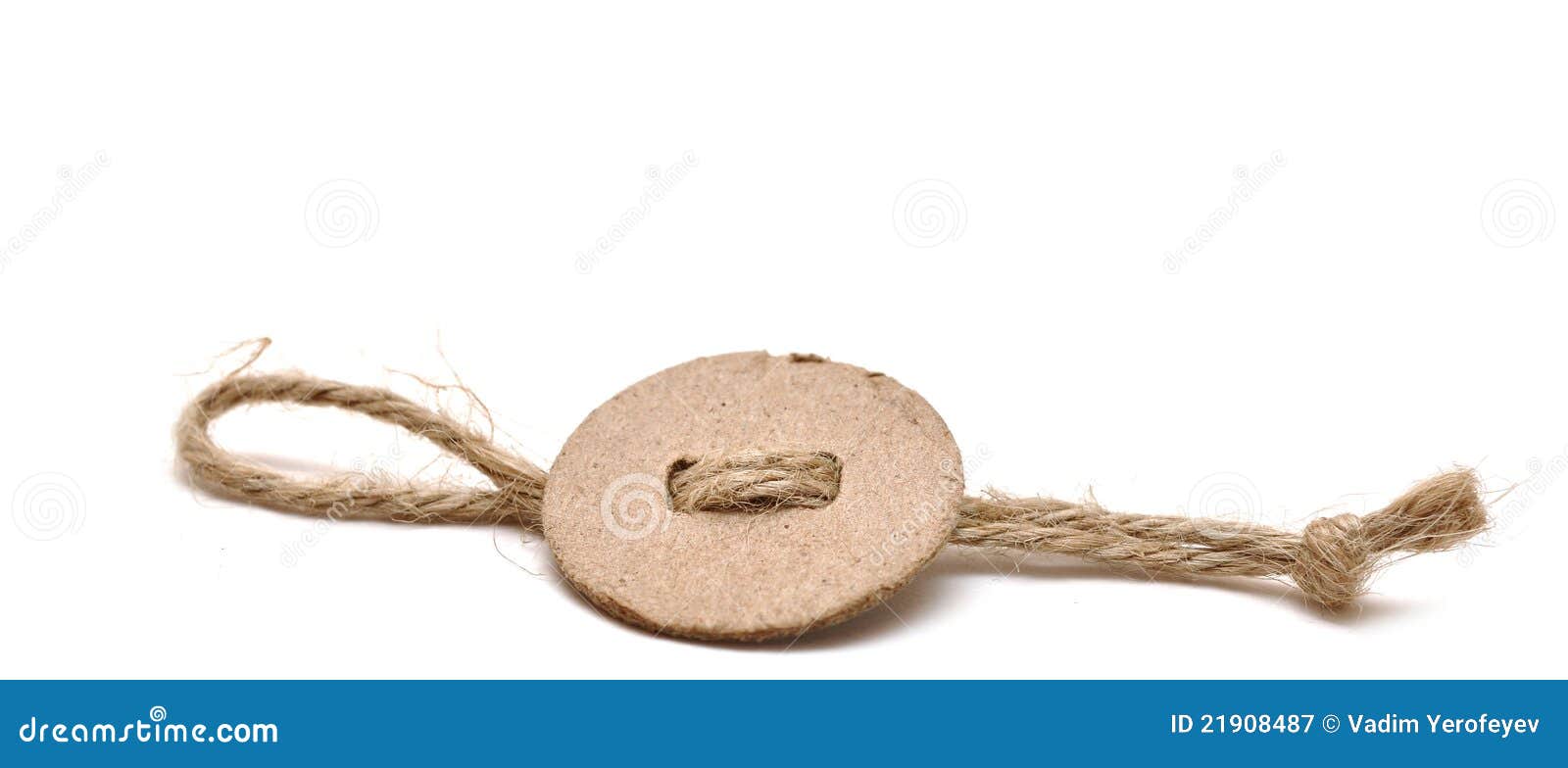 Round tag tied with rope stock image. Image of shipping - 21908487