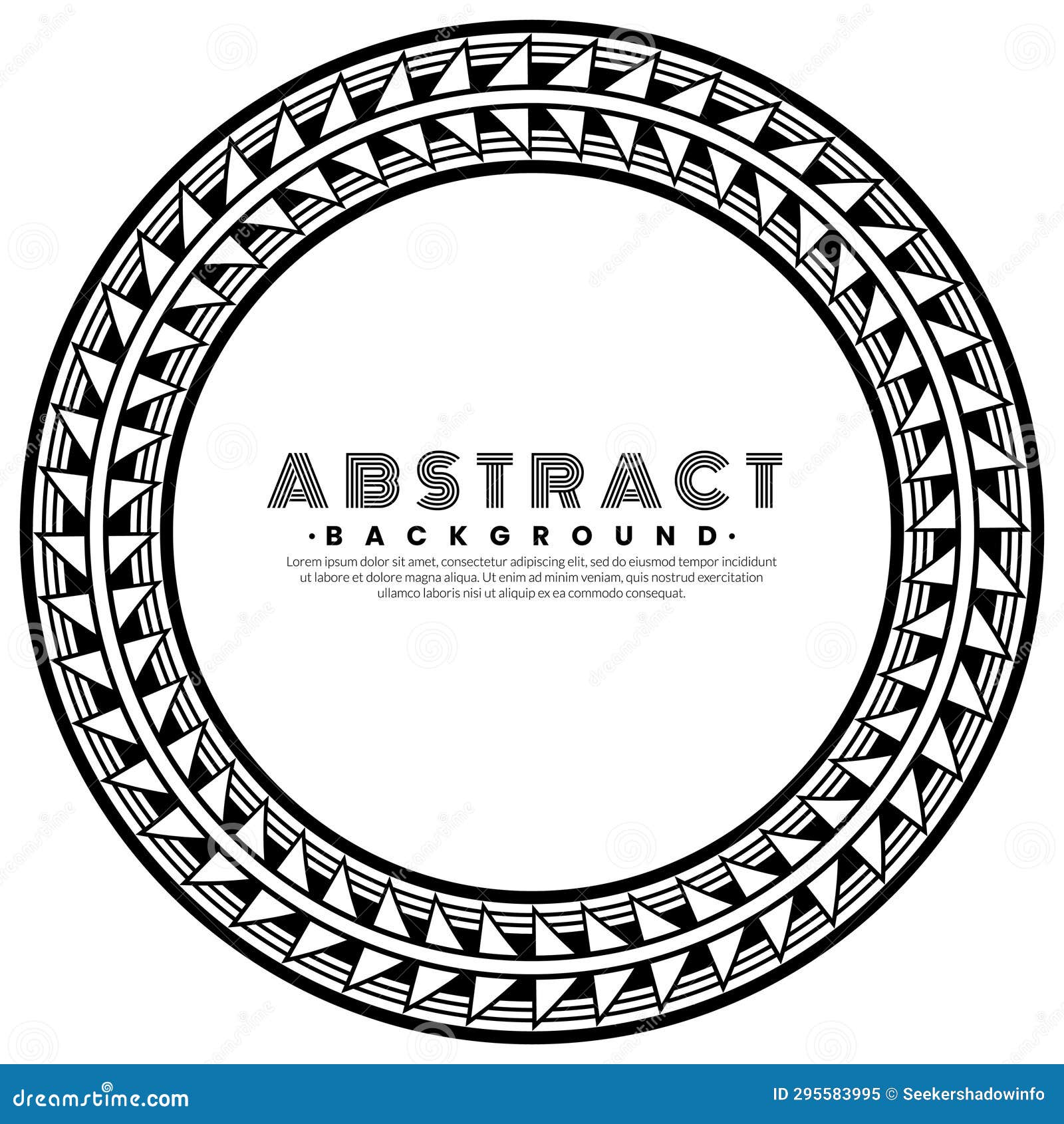 Round Tattoo Ornament with Maori Style.Vector Illustration Stock Vector ...