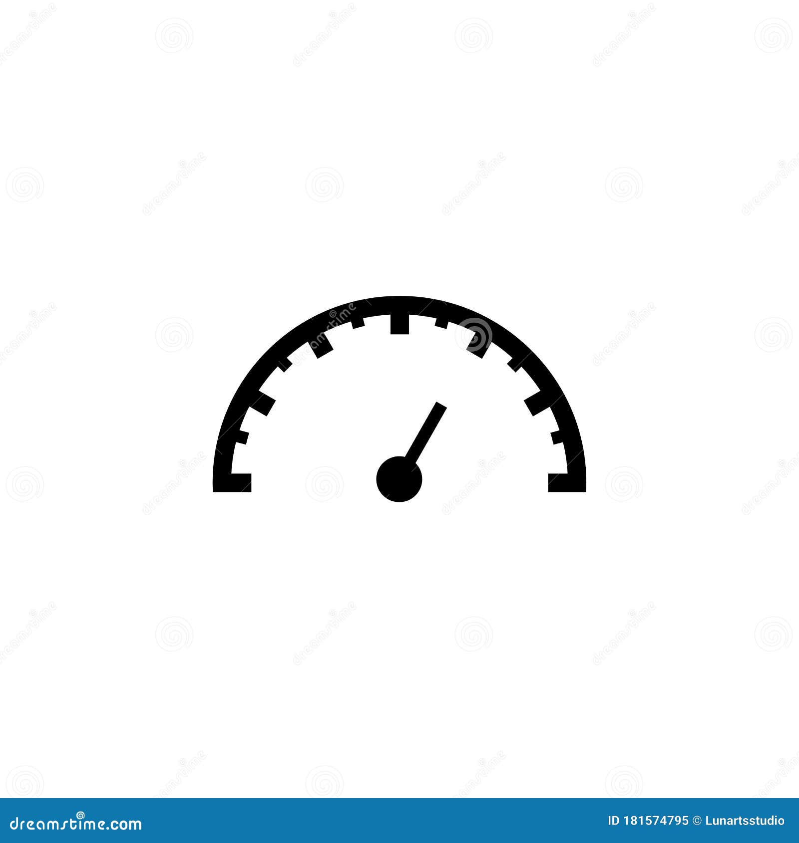 Round Temperature Gauge, Isolated on White Background. Template of ...