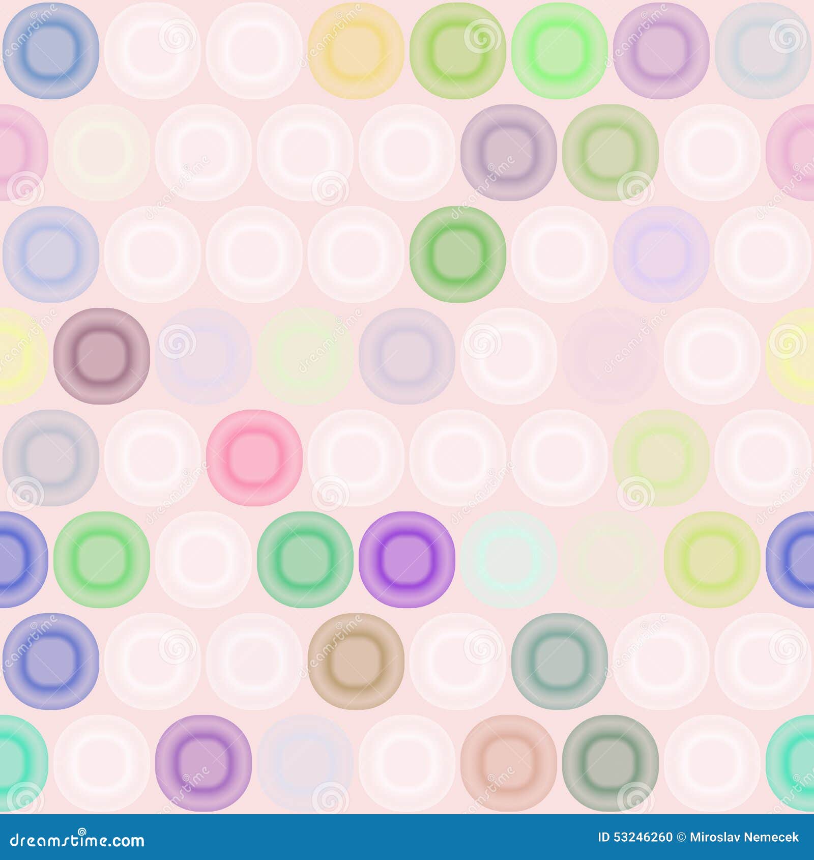 Round Tiles Seamless Generated Texture Stock Illustration ...