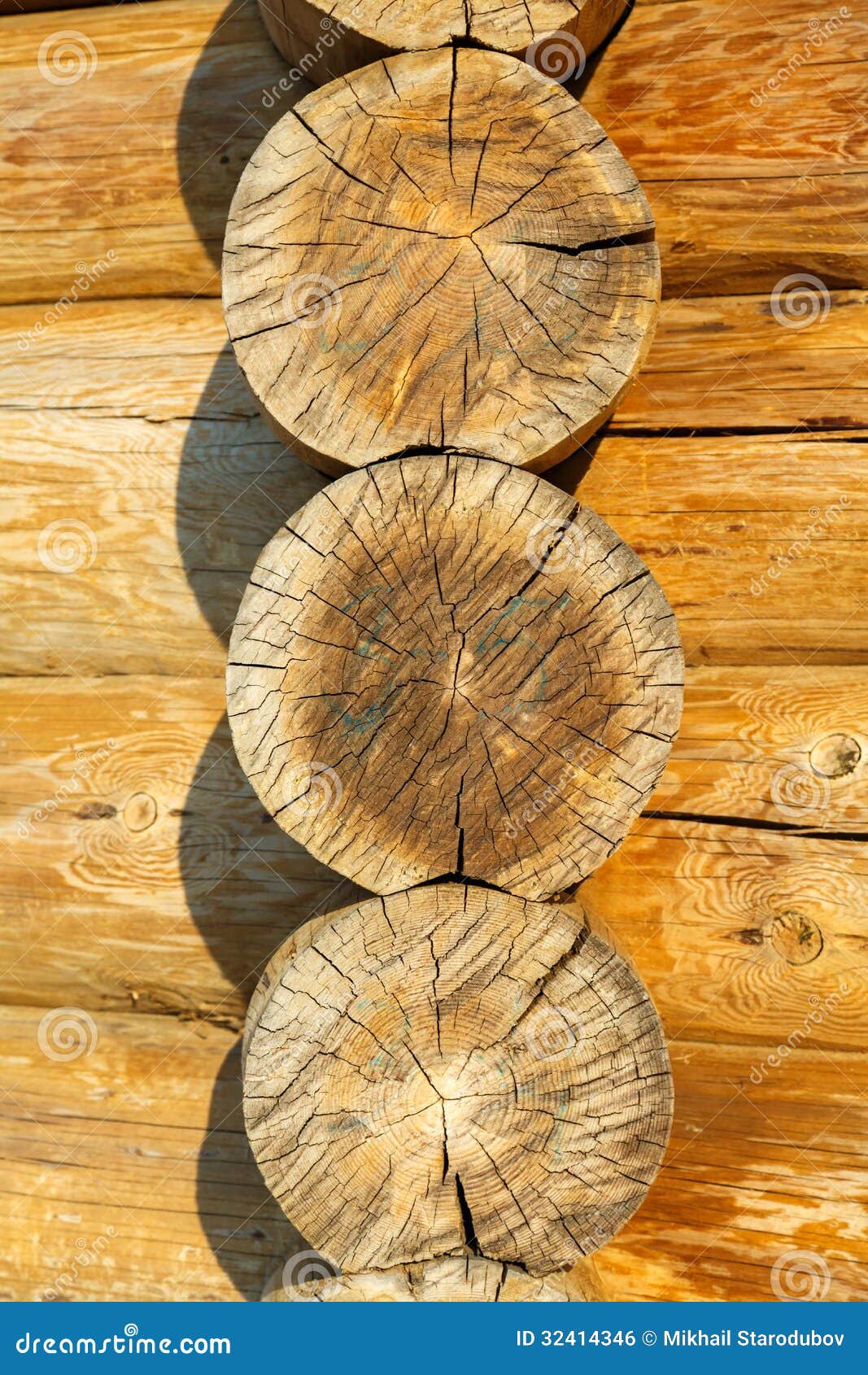 Round timber stock photo. Image of architecture, grunge - 32414346