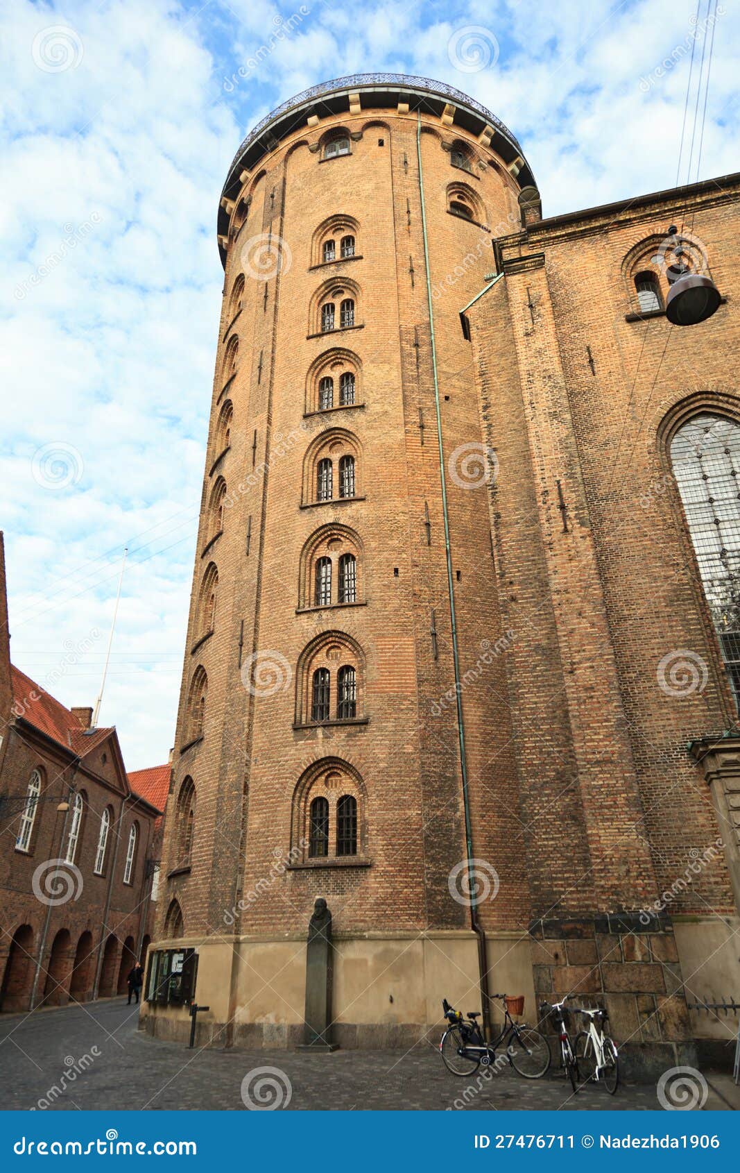 Round Tower in Copenhagen stock image. Image of historical - 27476711