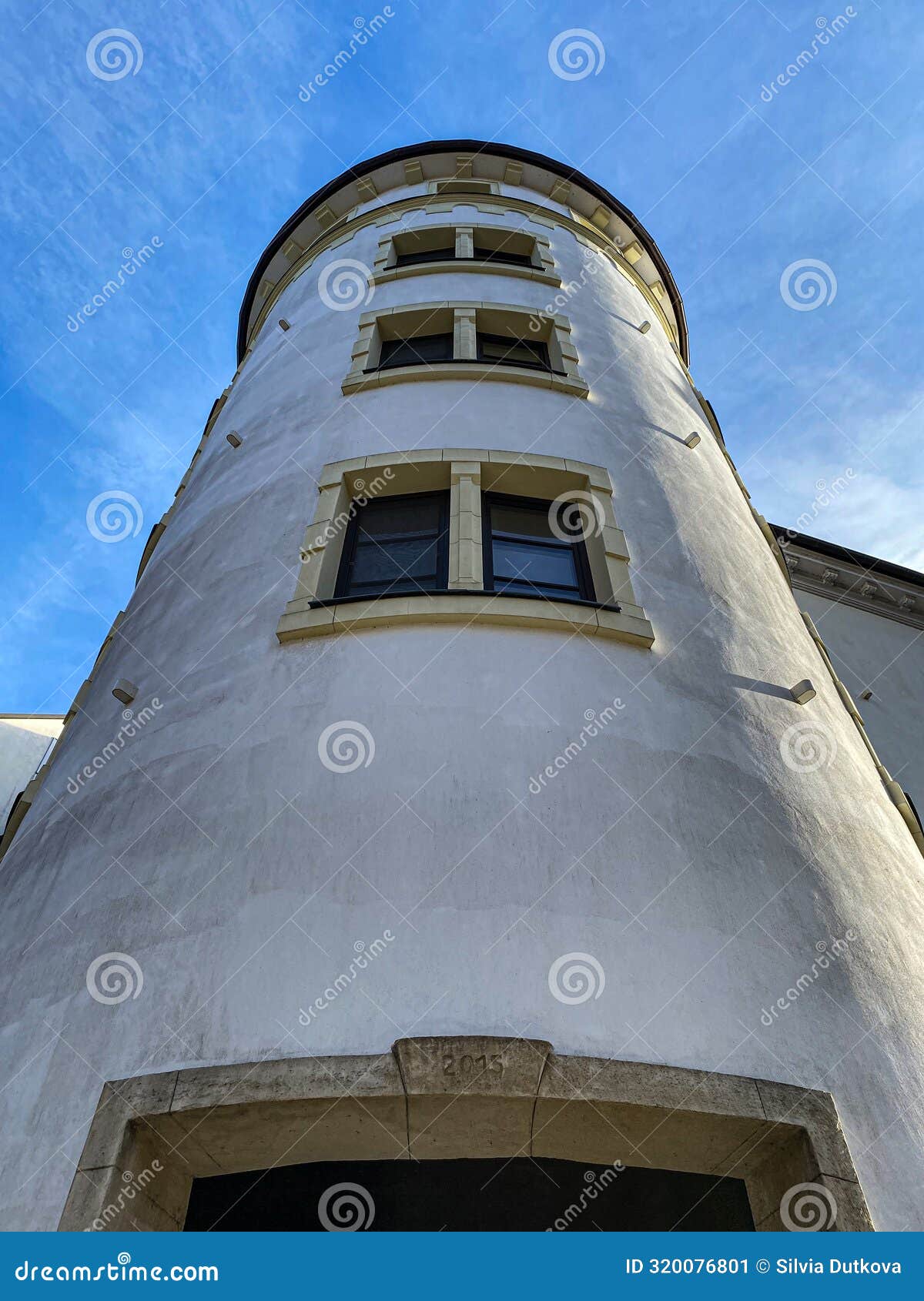 Round Tower in Famous Castle in Pezinok, Slovakia Stock Image - Image ...