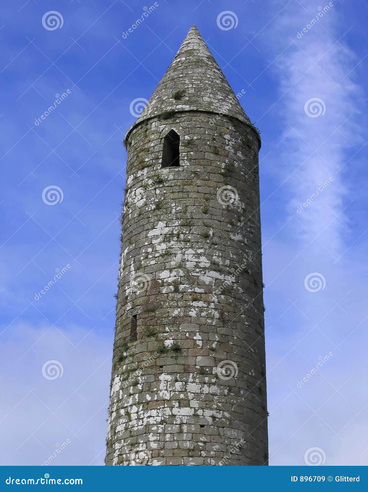 Round Tower Of Jaunpils Castle And Stower Of Garden Tools In Latvian ...