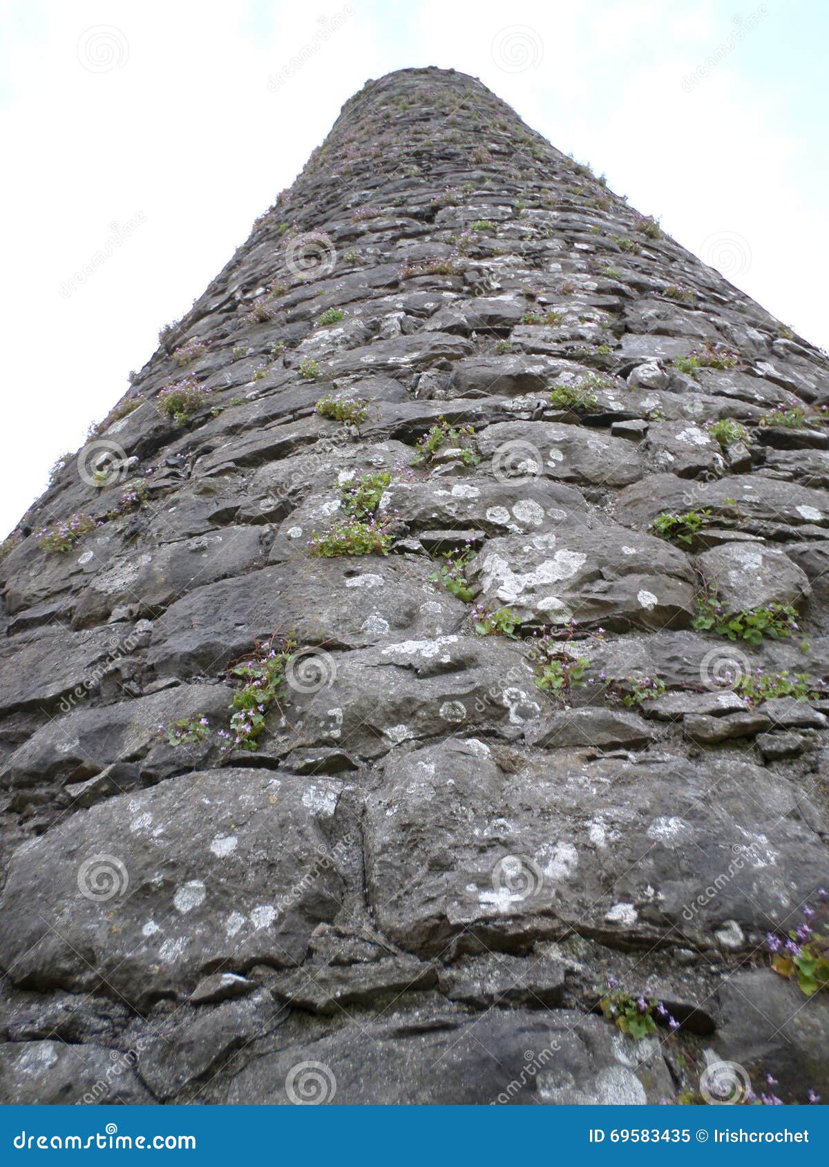 Round tower stock image. Image of architecture, round - 69583435