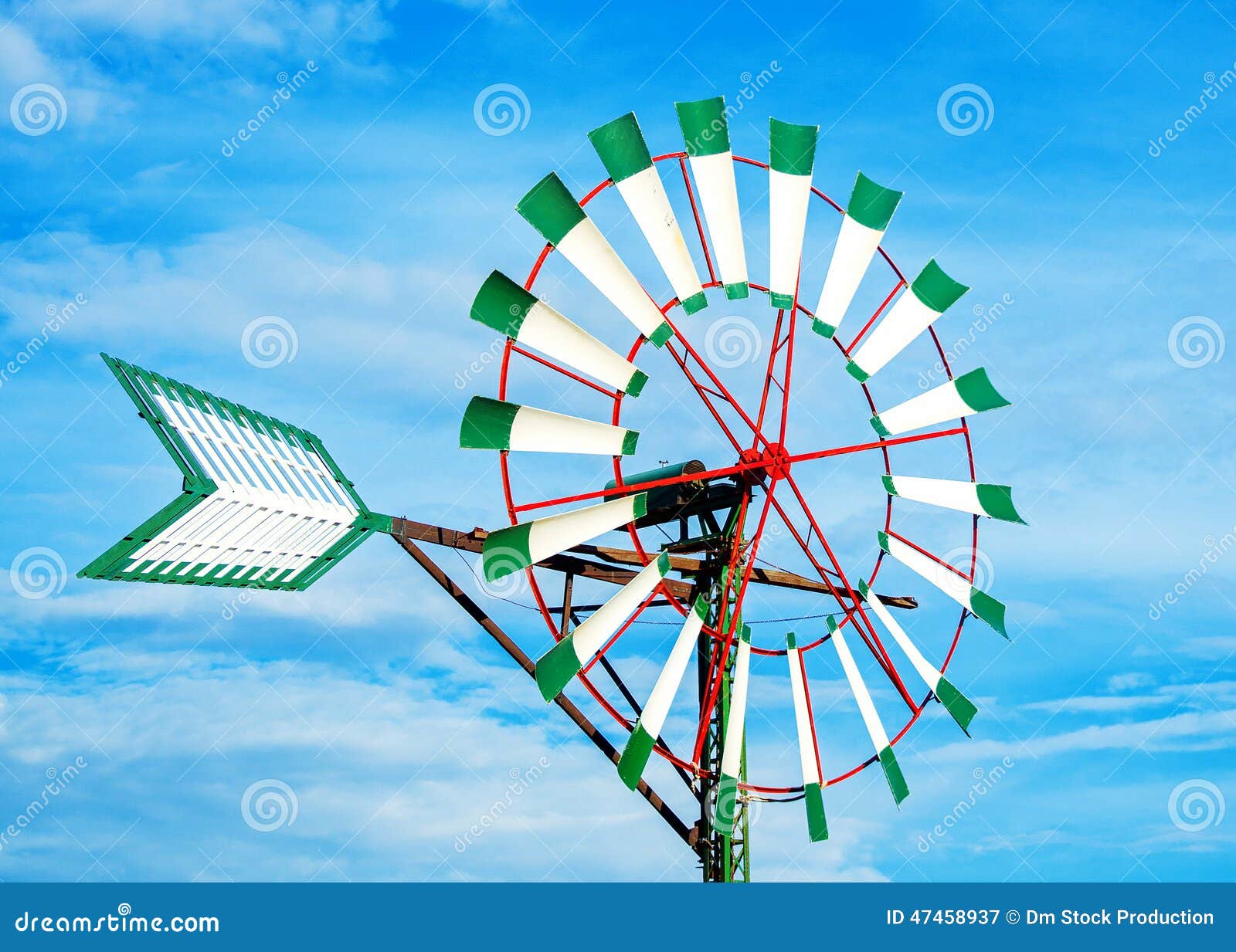 Round tower windmill. stock image. Image of round, europe - 47458937