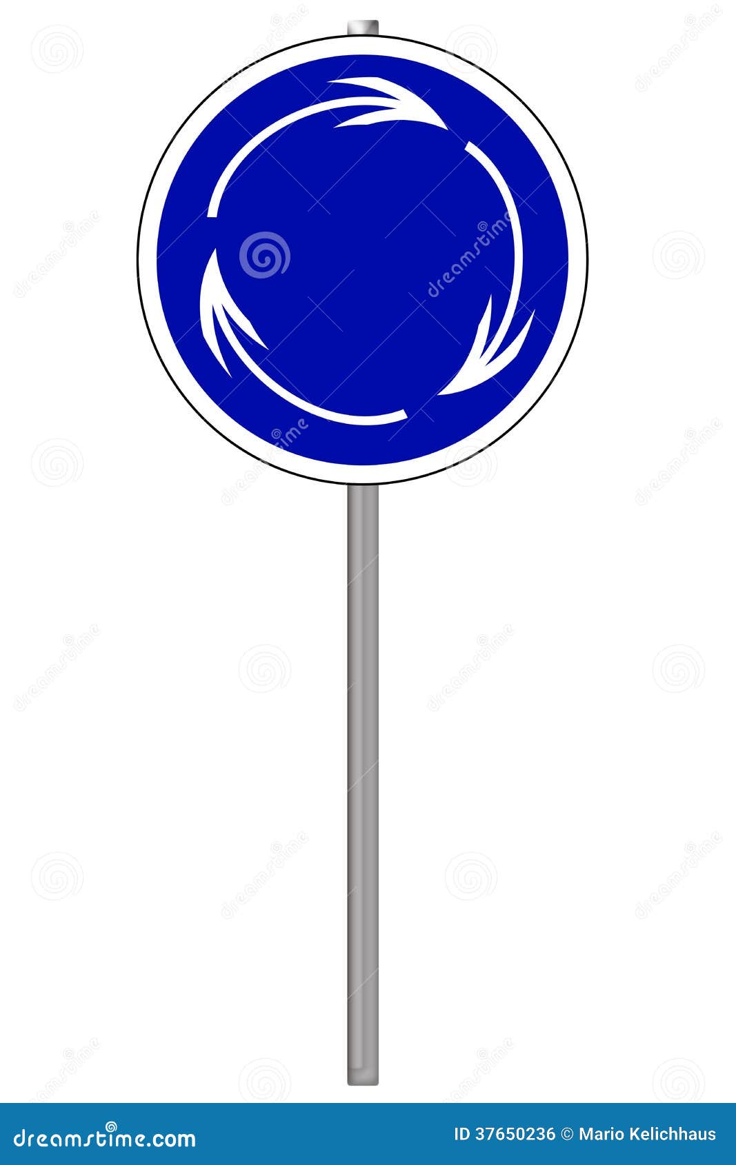 Round traffic sign stock illustration. Illustration of road - 37650236