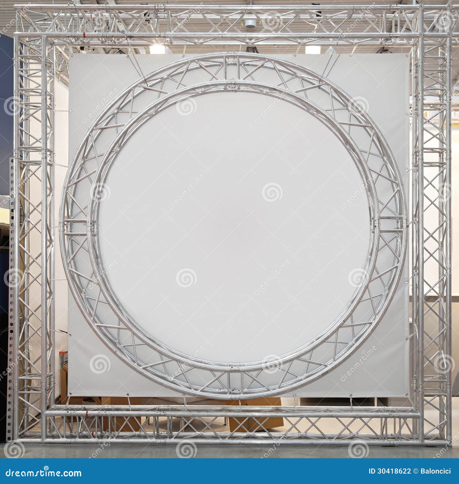 Round truss stage stock photo. Image of support, round - 30418622