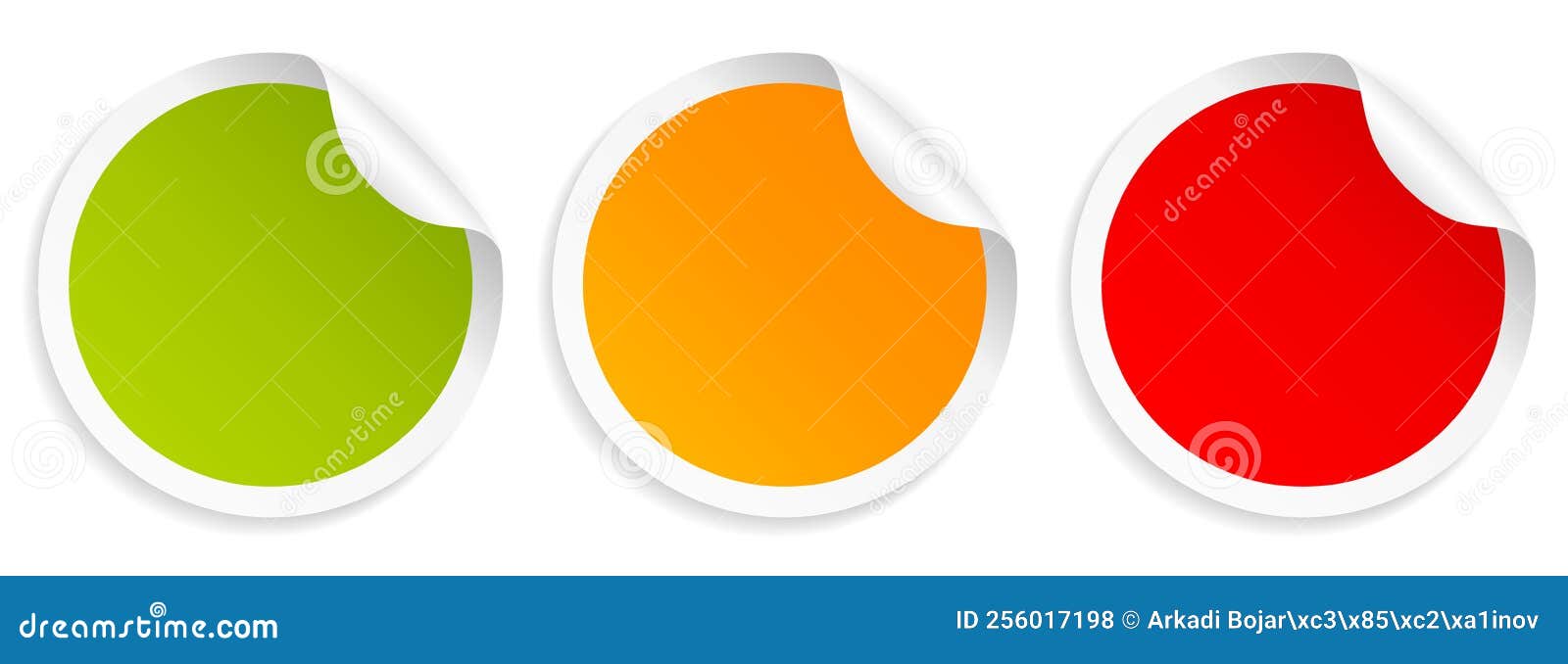 Round vector sticker stock vector. Illustration of empty - 256017198