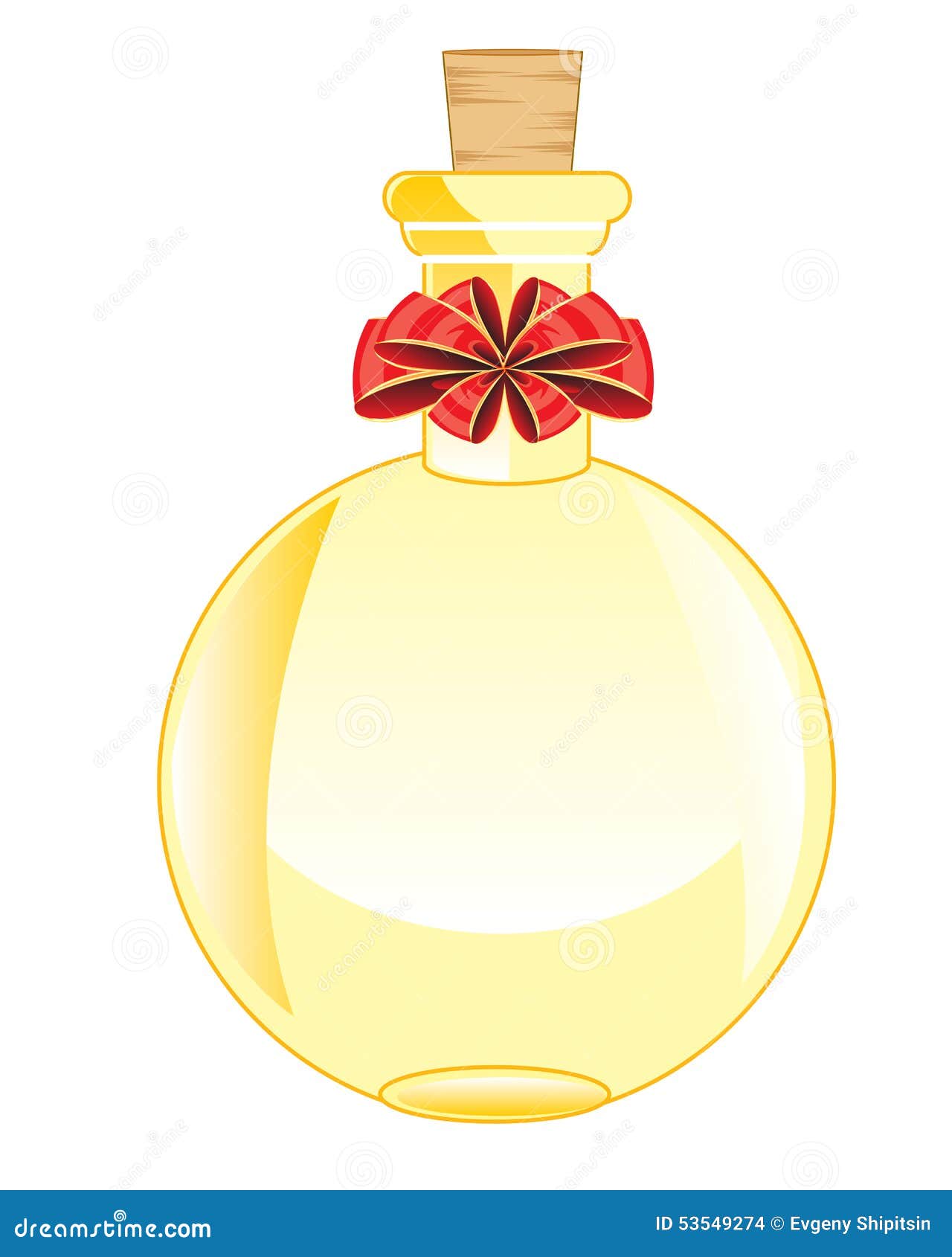 Round vial stock illustration. Illustration of romantic - 53549274