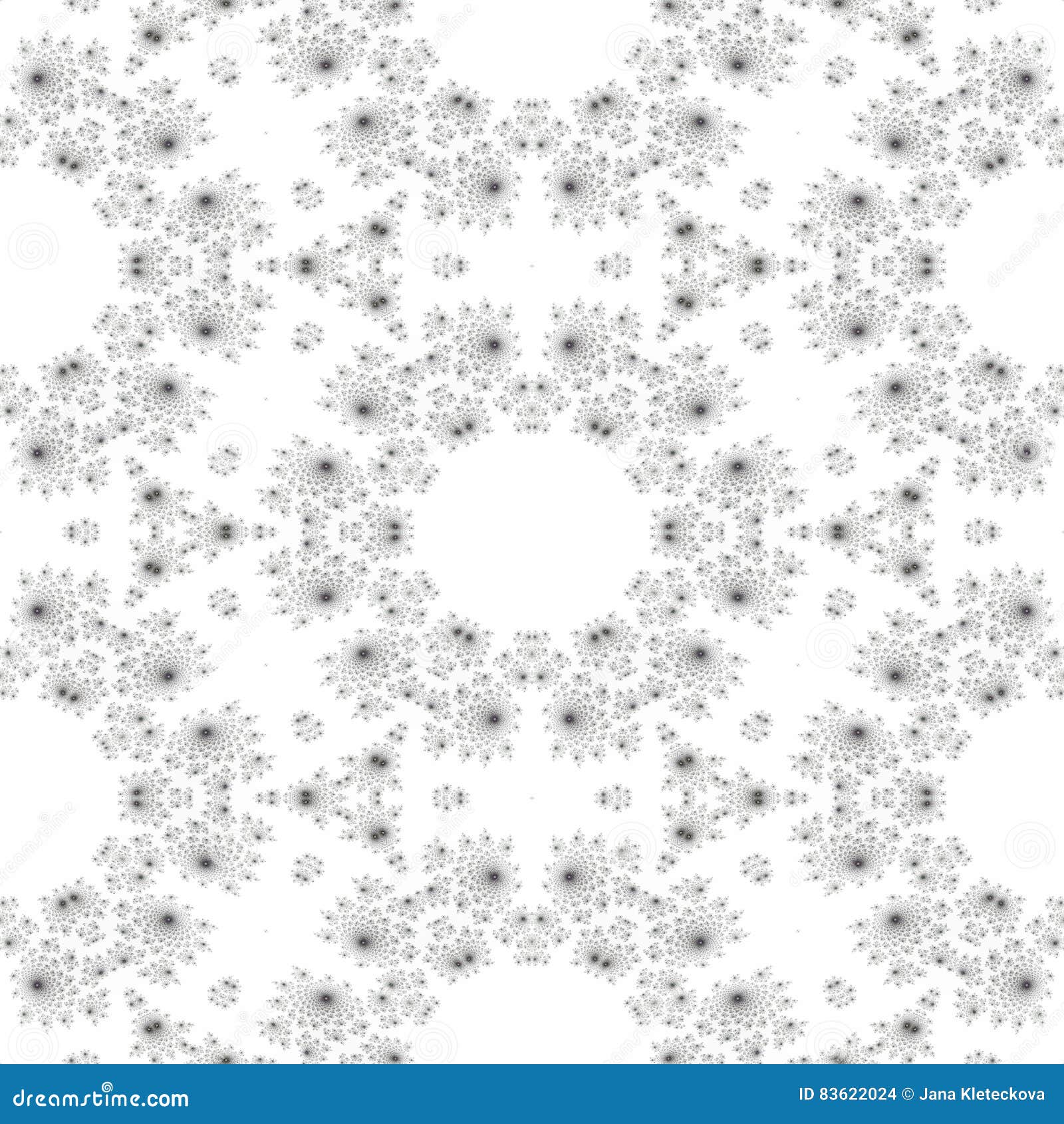 Round Vintage Abstract Rendering Seamless Design Stock Illustration ...