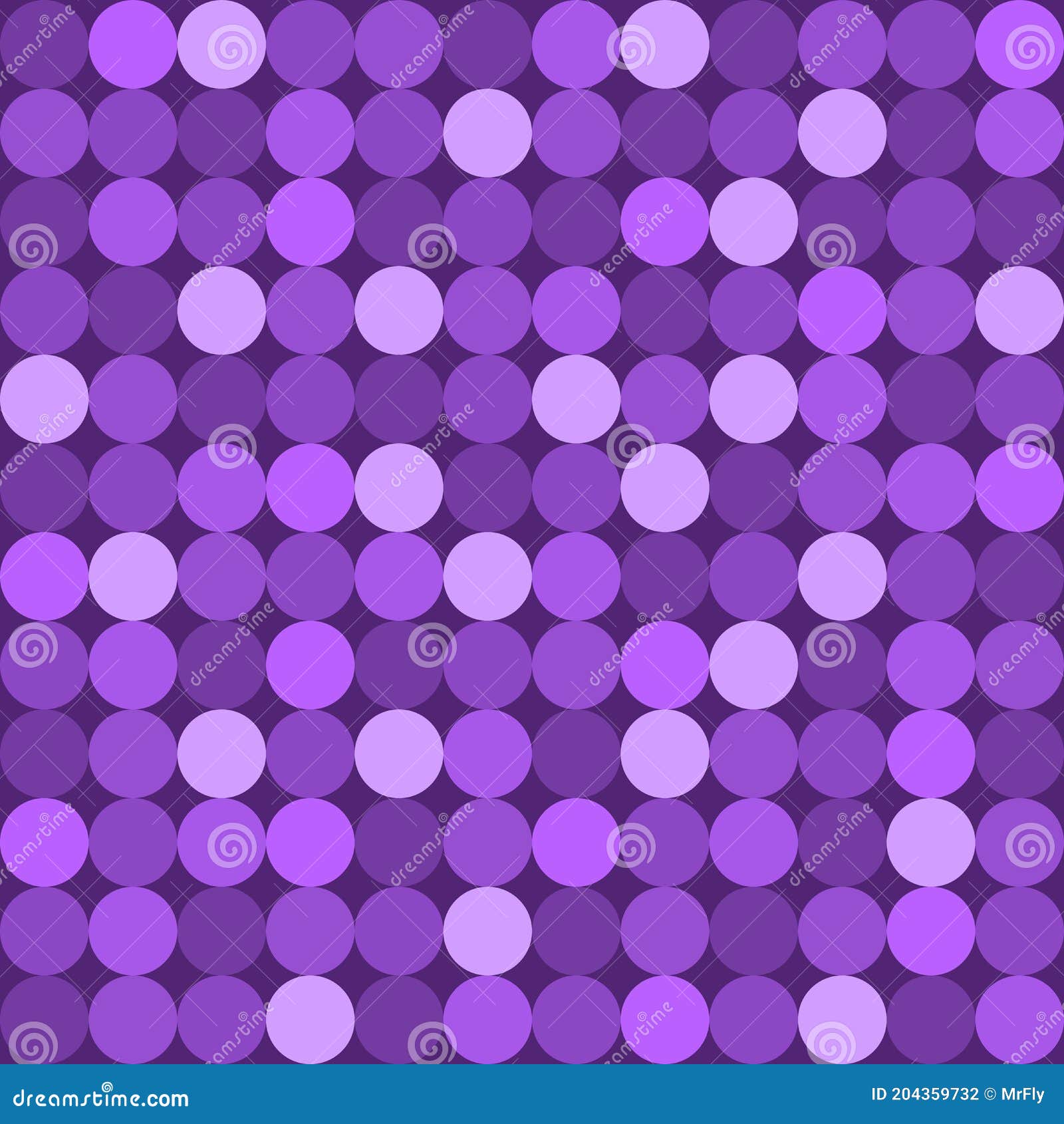 Round Violet Dots Tile Colourful Texture Background, Vector ...