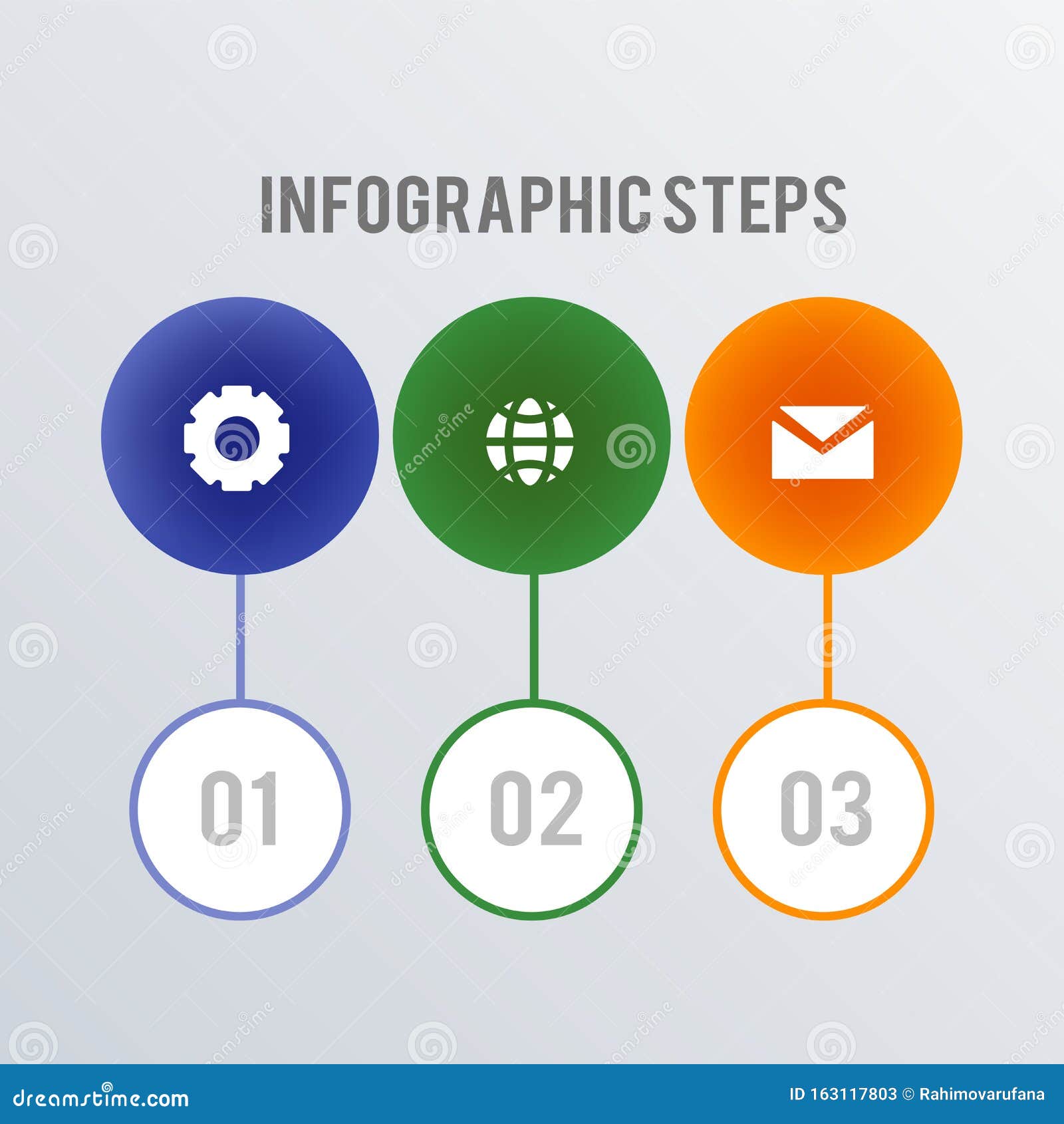 Numbers Infographic Vector Illustration | CartoonDealer.com #35164202