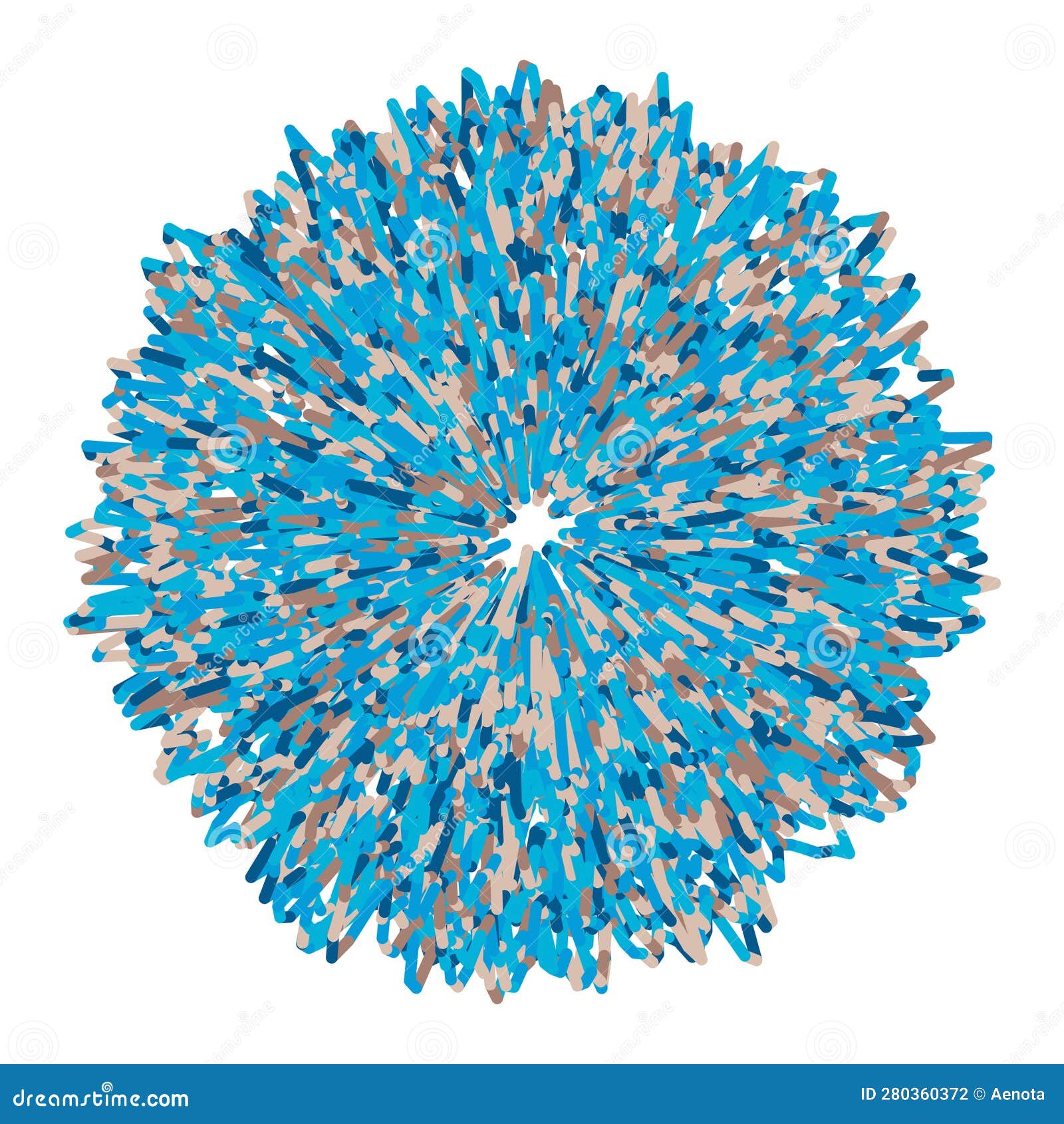 Round Wad - Vector Illustration Stock Vector - Illustration of contour ...