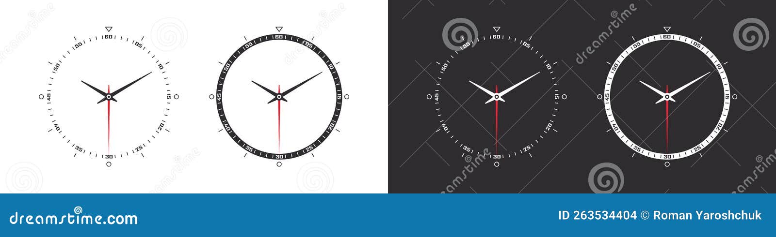 Watch Faces. Cartoon Clocks Showing Different Time, Round Analog Watch ... Watch Faces. Cartoon Clocks Showing Different Time, Round Analog Watch ...