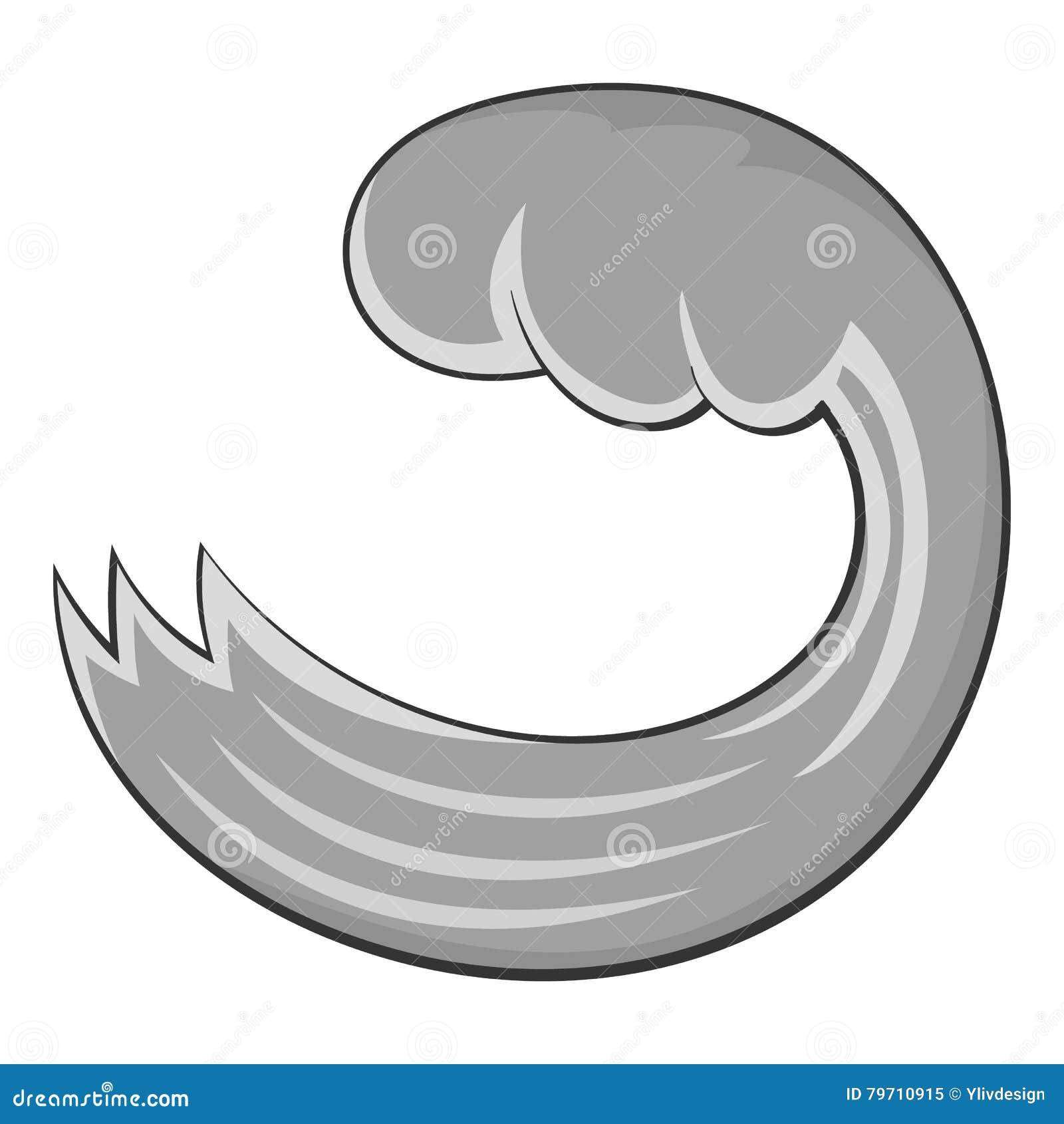 Round Wave Icon, Cartoon Style Stock Vector - Illustration of sailing ...