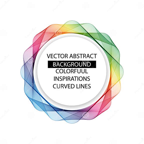 Round Wave Pattern. Abstract Vector Wave. Presentation Template. Eps10 ...