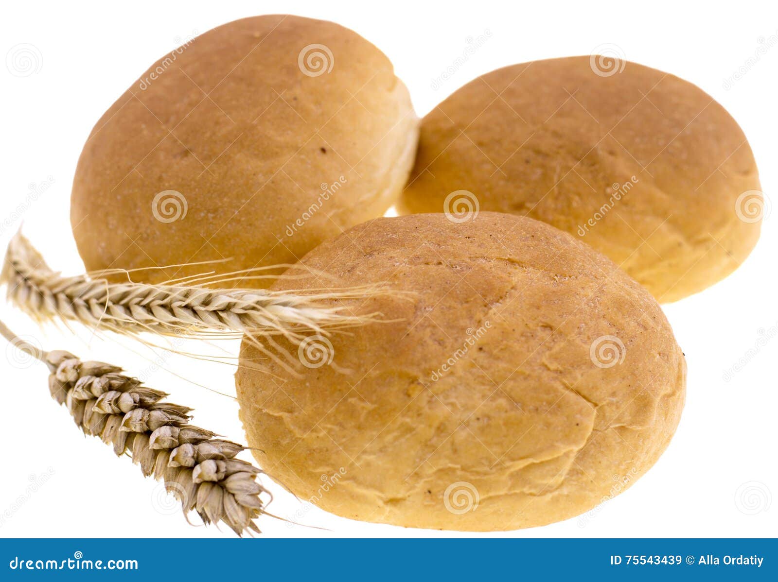 Round wheat bread stock image. Image of carbohydrates - 75543439