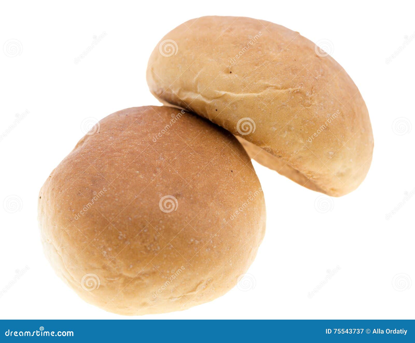 Round wheat bread stock image. Image of eating, dough - 75543737