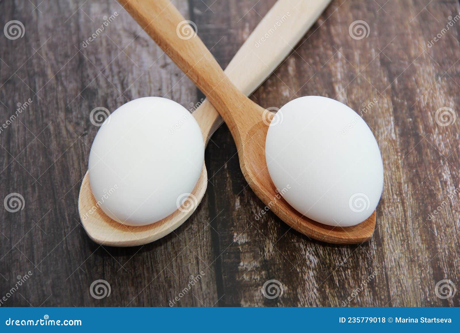 Round White Chicken Eggs with Hard Shells Stock Photo - Image of ...
