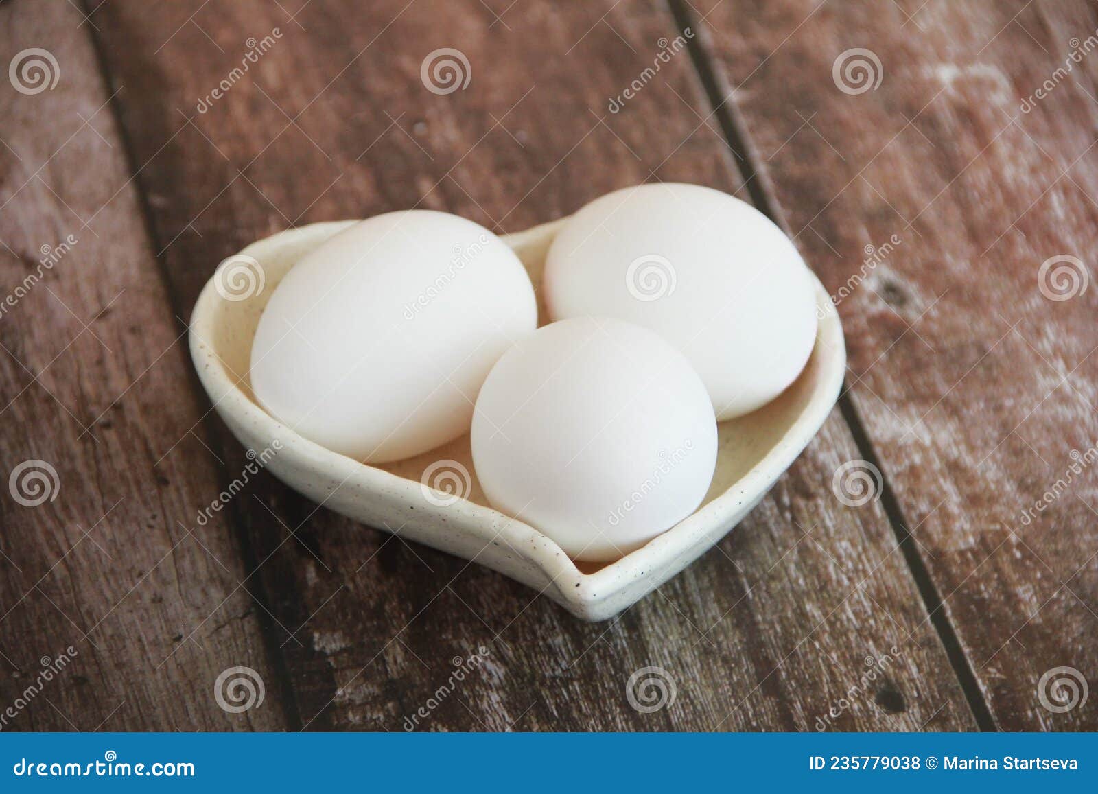 Round White Chicken Eggs with Hard Shells Stock Photo - Image of ...