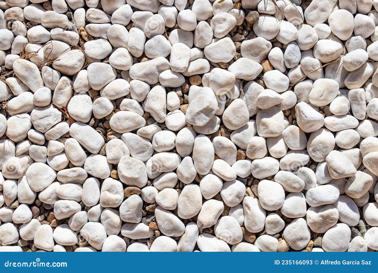 Round White Pebbles for Texture Stock Image - Image of relaxation ...