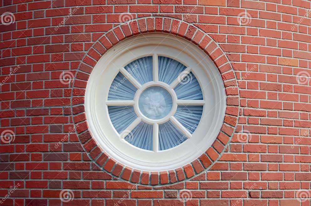 Round Window stock image. Image of white, elegant, frame - 12562799
