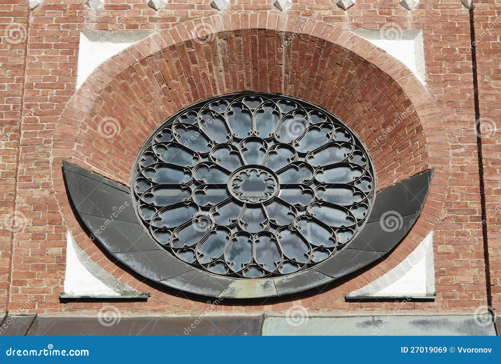 Round Window stock image. Image of brick, design, architecture - 27019069