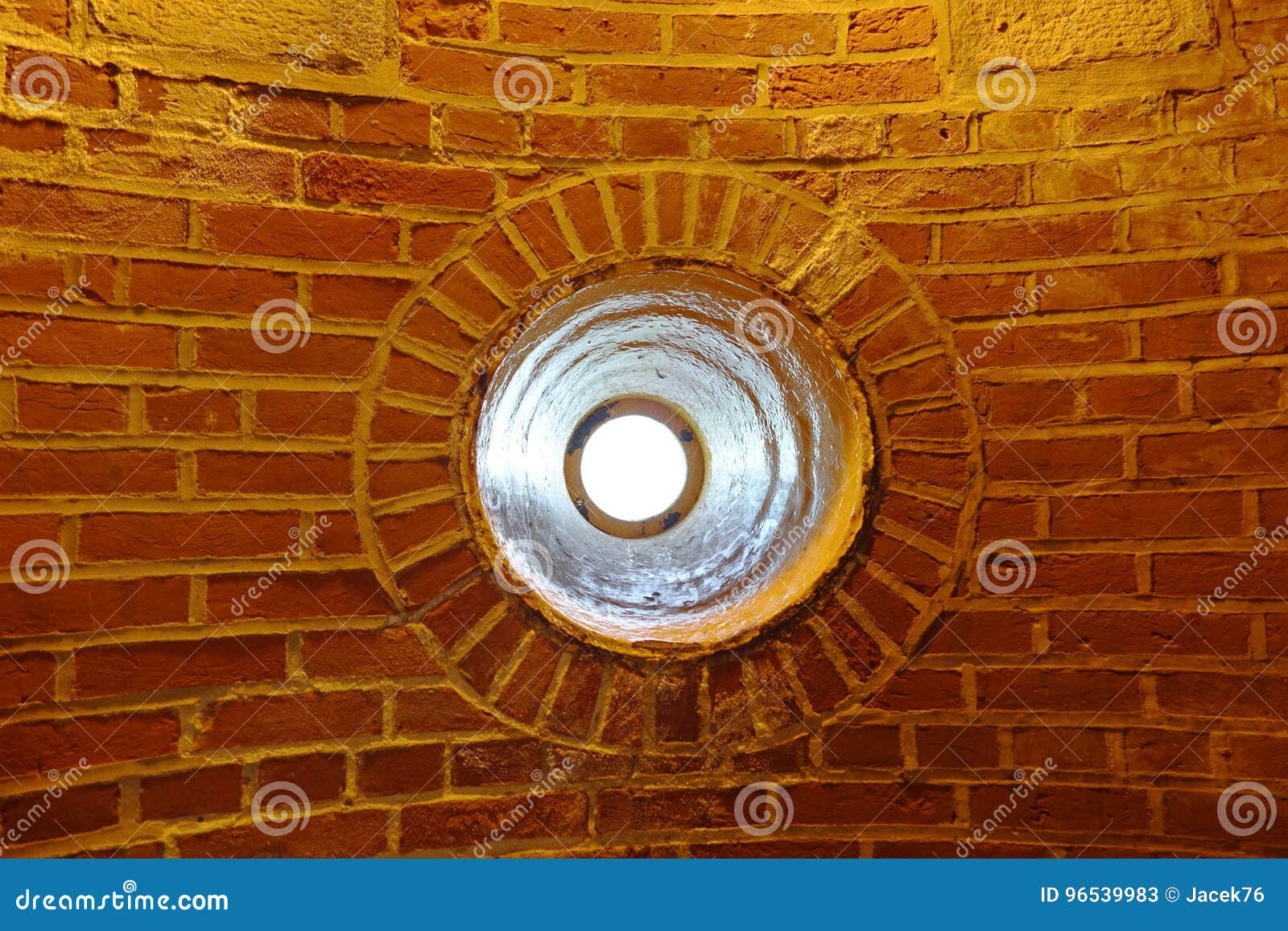 Round Window at Barnegat Lighthouse Stock Image - Image of window ...