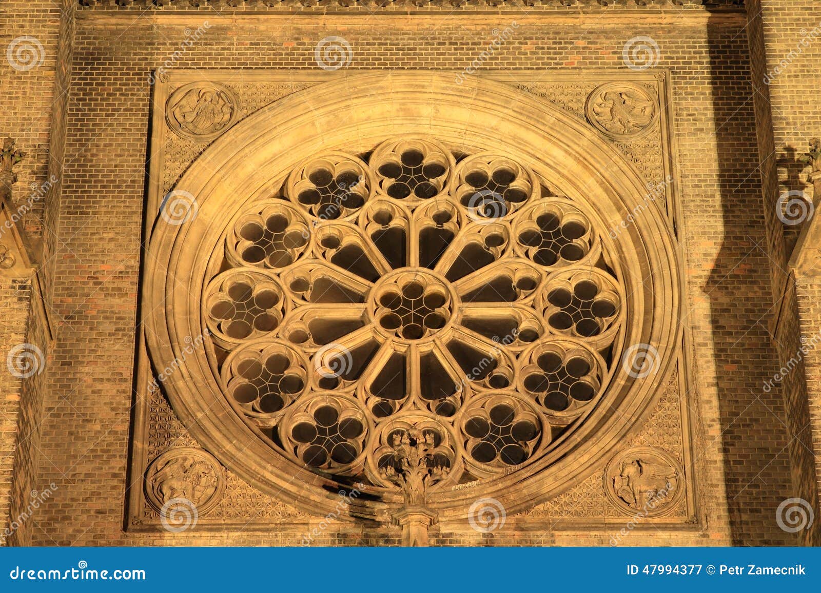 Round window stock image. Image of christian, church - 47994377