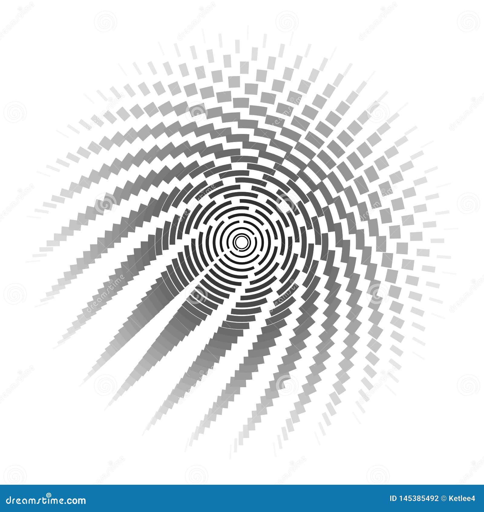 Round Wireframe a Grid of Lines and Stripes on a White Background ...