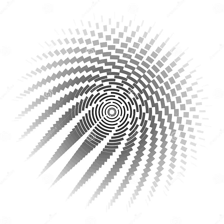 Round Wireframe a Grid of Lines and Stripes on a White Background ...