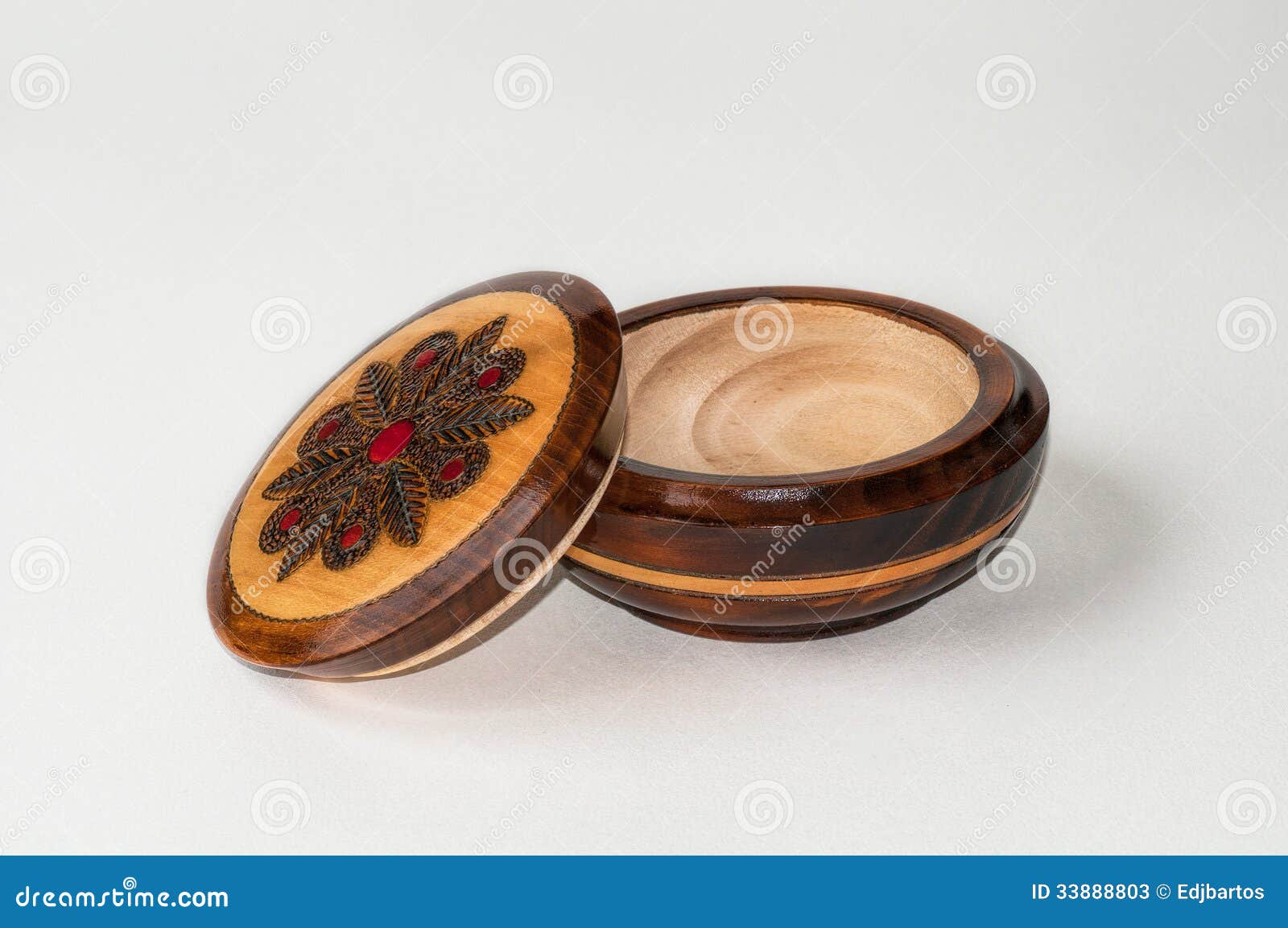Round Wooden Box stock image. Image of wood, container - 33888803