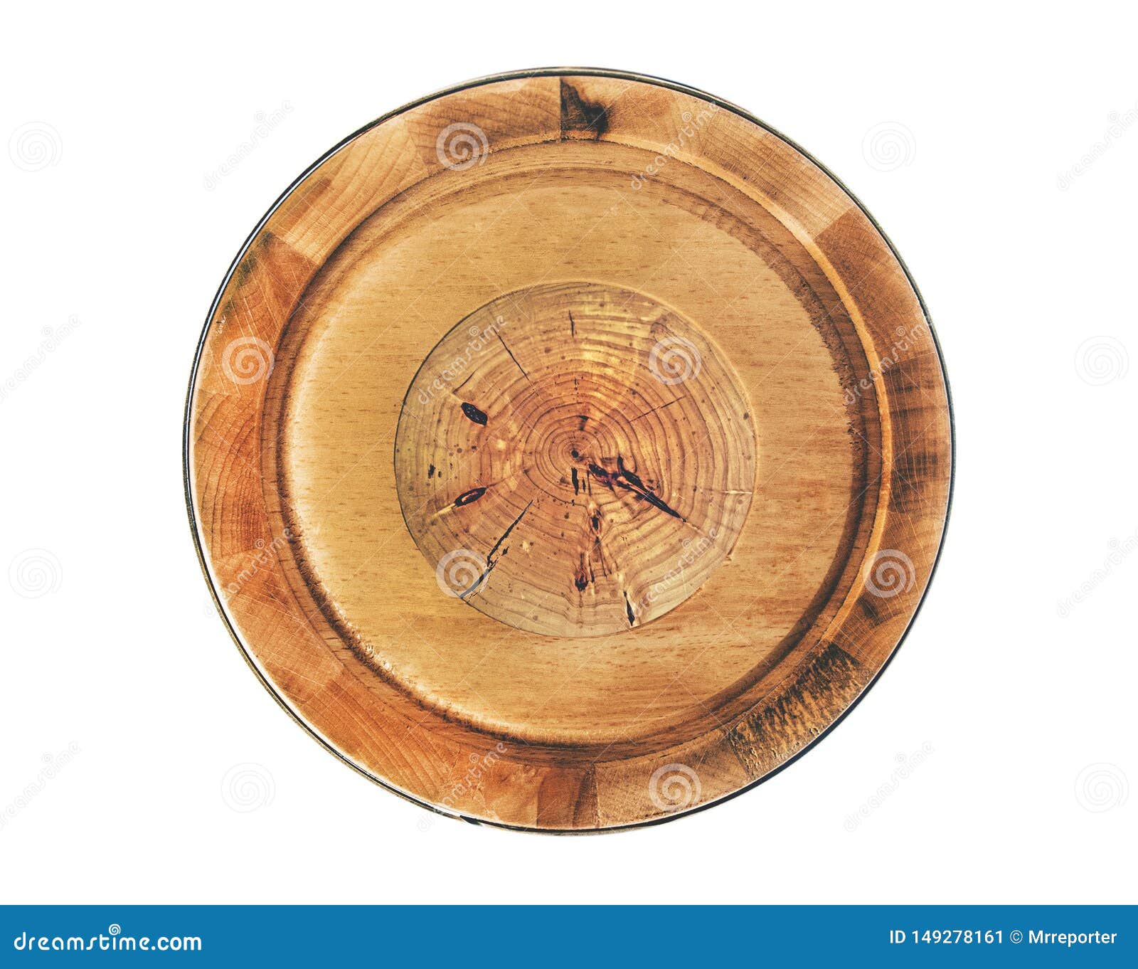 The round wooden item stock image. Image of vintage - 149278161