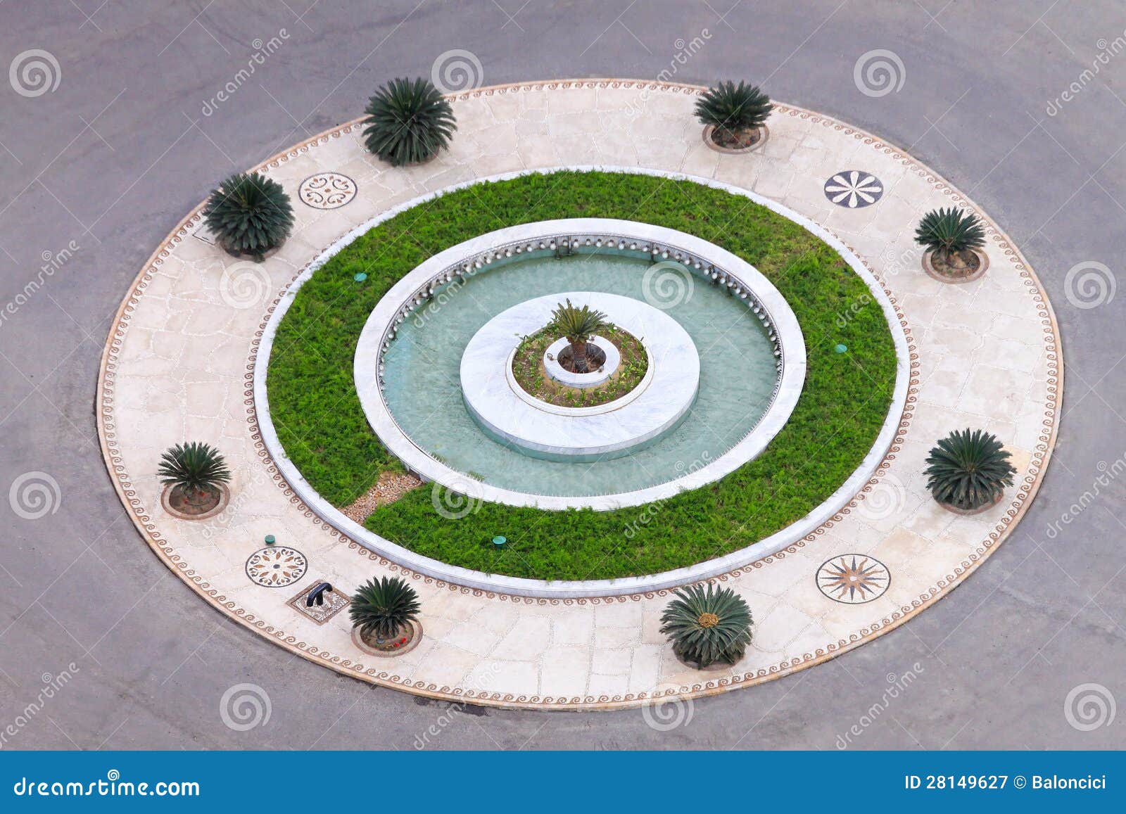 Roundabout stock image. Image of oasis, water, roundabout - 28149627