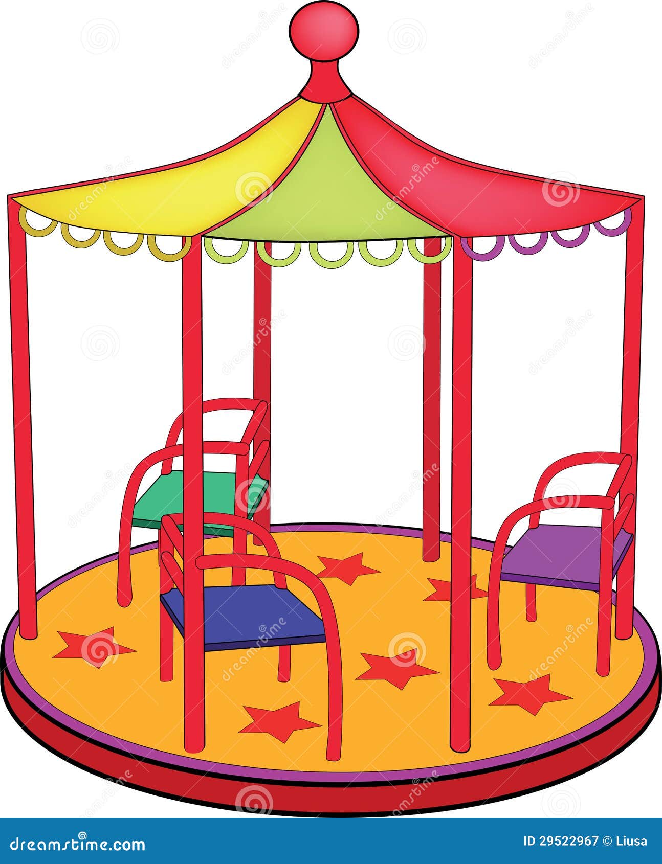 Roundabout stock vector. Illustration of action, traffic - 29522967