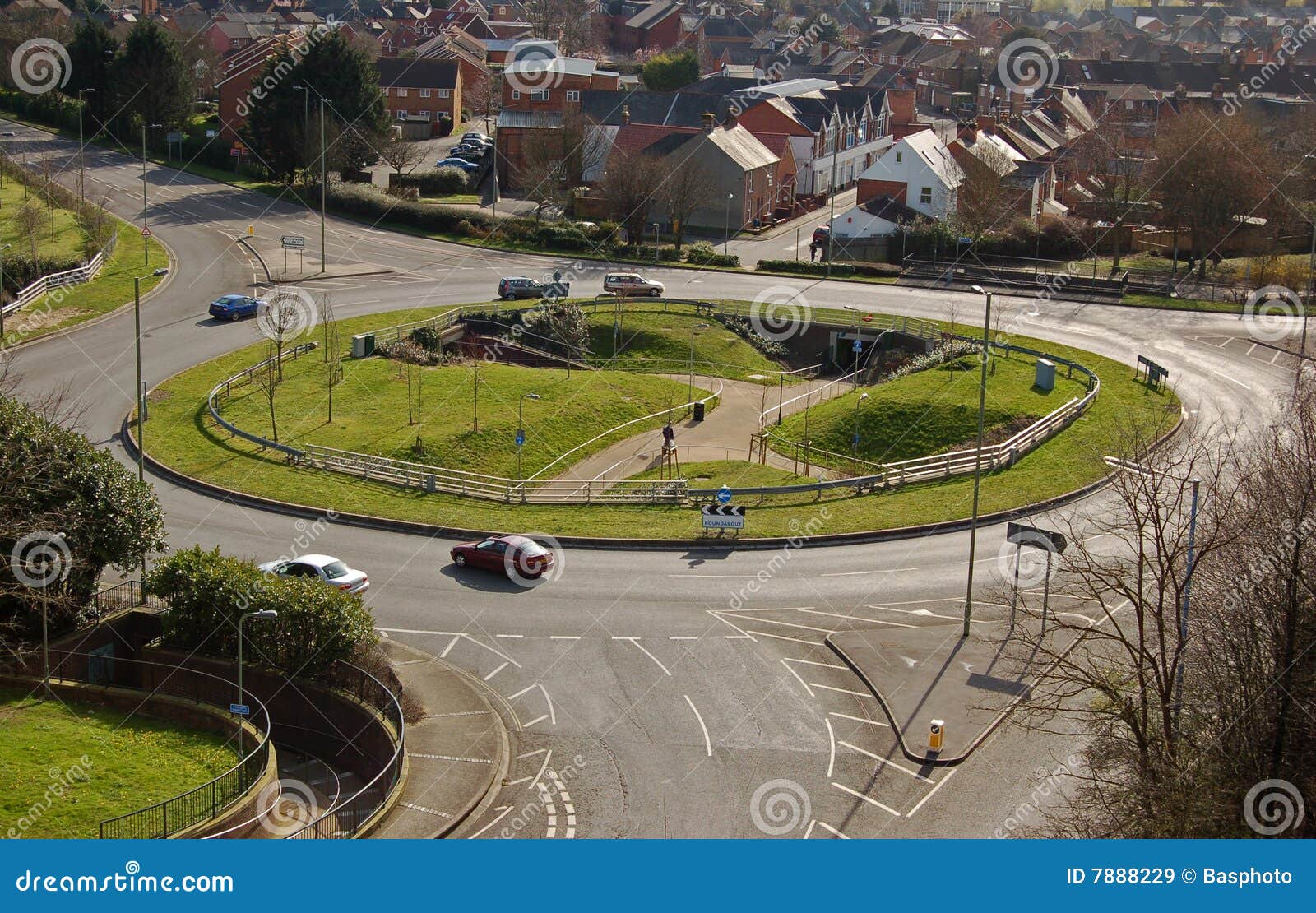 Roundabout stock image. Image of hampshire, driving, junction - 7888229