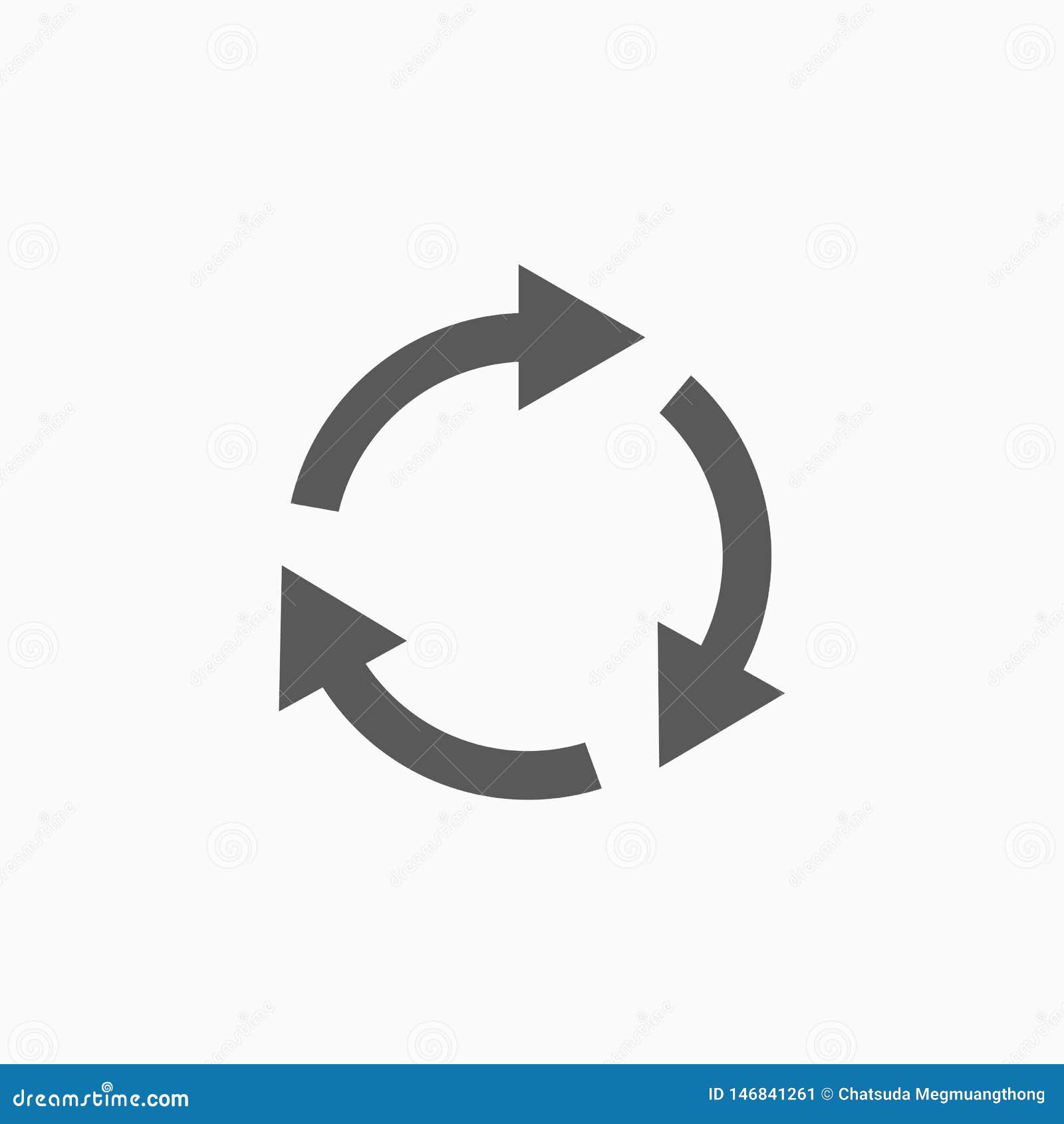 Roundabout Icon, Traffic Sign, Direction Stock Vector - Illustration of ...