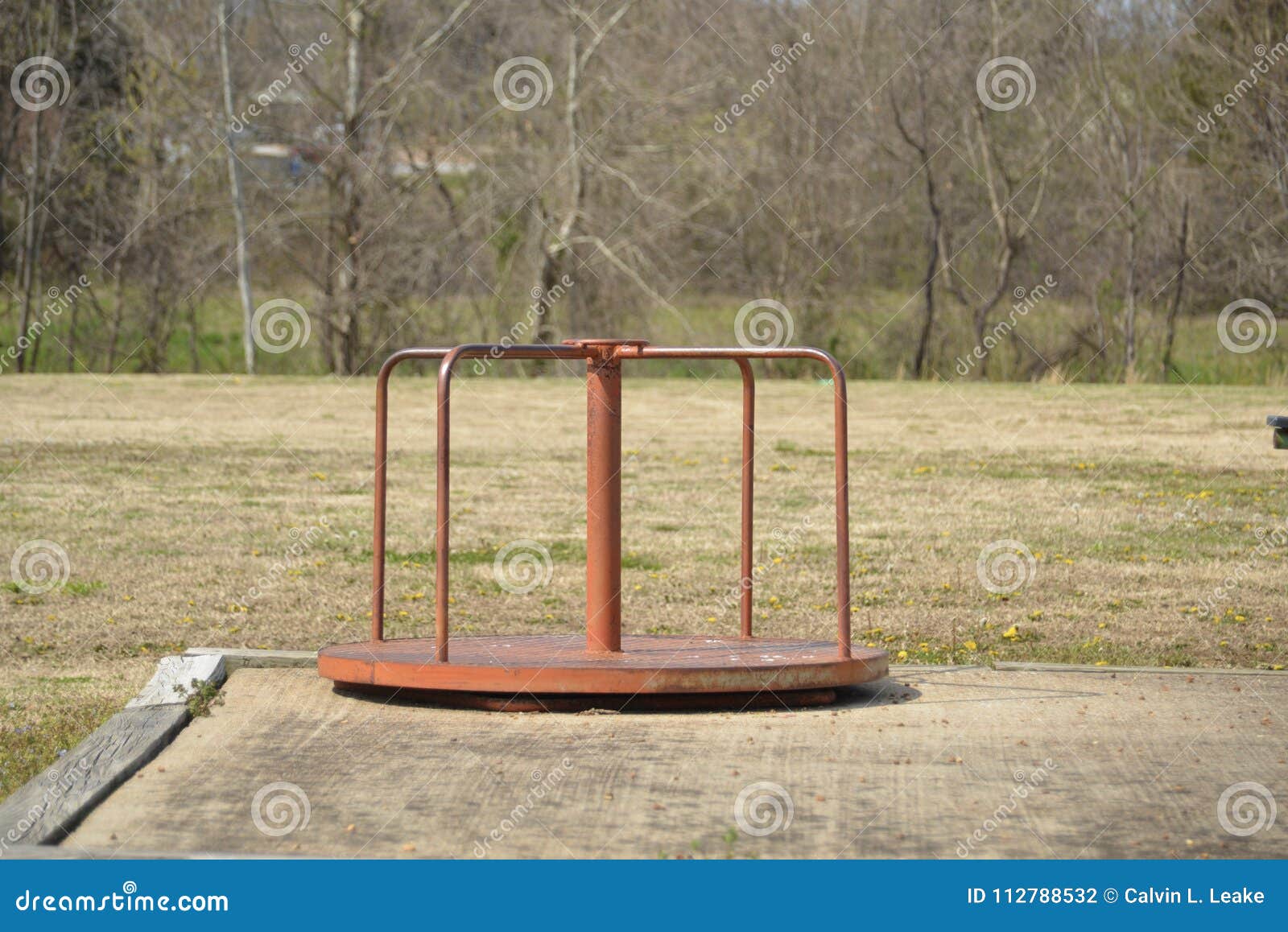 Wooden Merry Go Round Playground Stock Images - 21 Photos