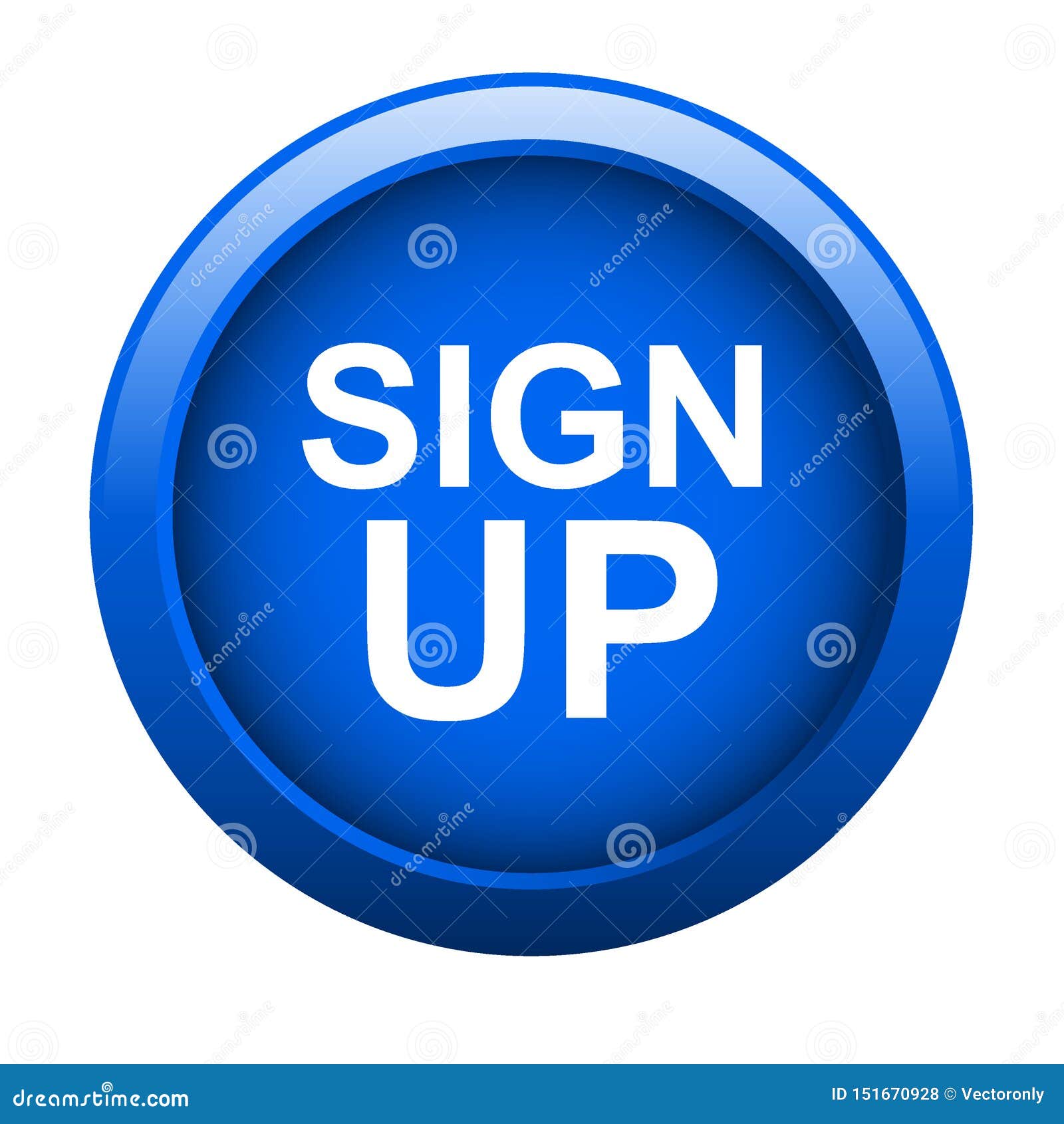 Sign up stock illustration. Illustration of embossed - 151670928