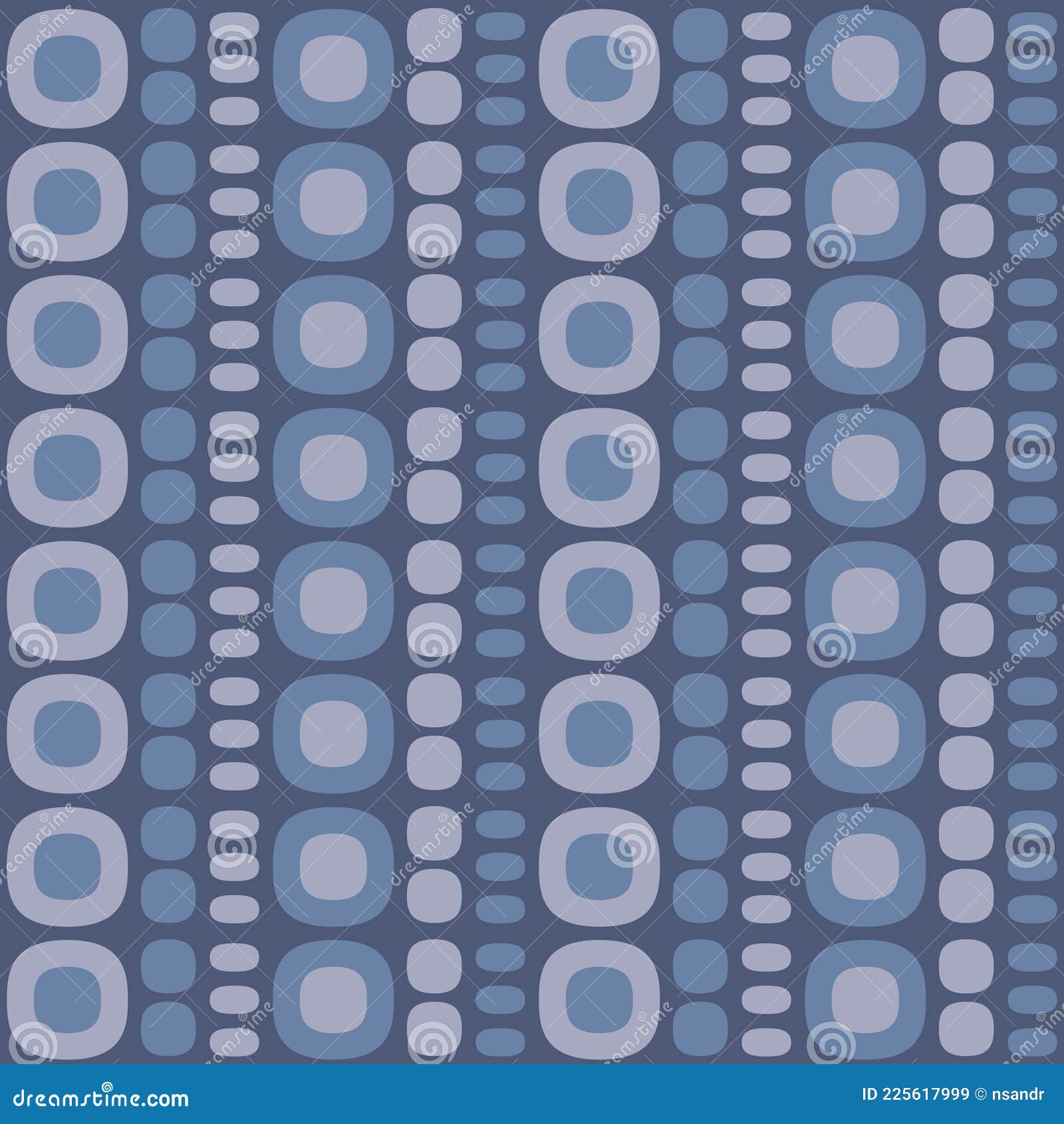 Rounded Abstract Seamless Pattern - Accent for Any Surfaces Stock ...