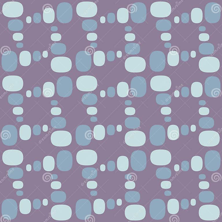 Rounded Abstract Seamless Pattern - Accent for Any Surfaces Stock ...