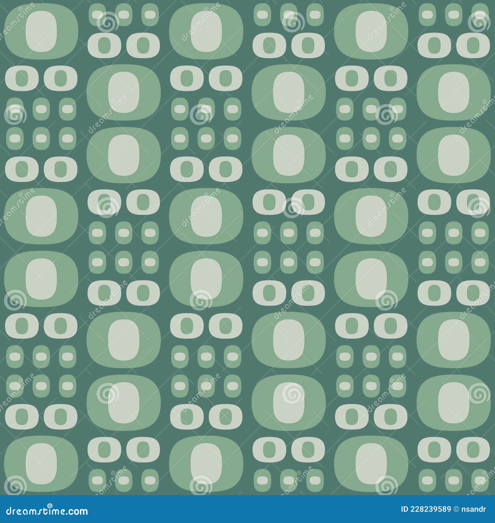Rounded Abstract Seamless Pattern - Accent for Any Surfaces Stock ...