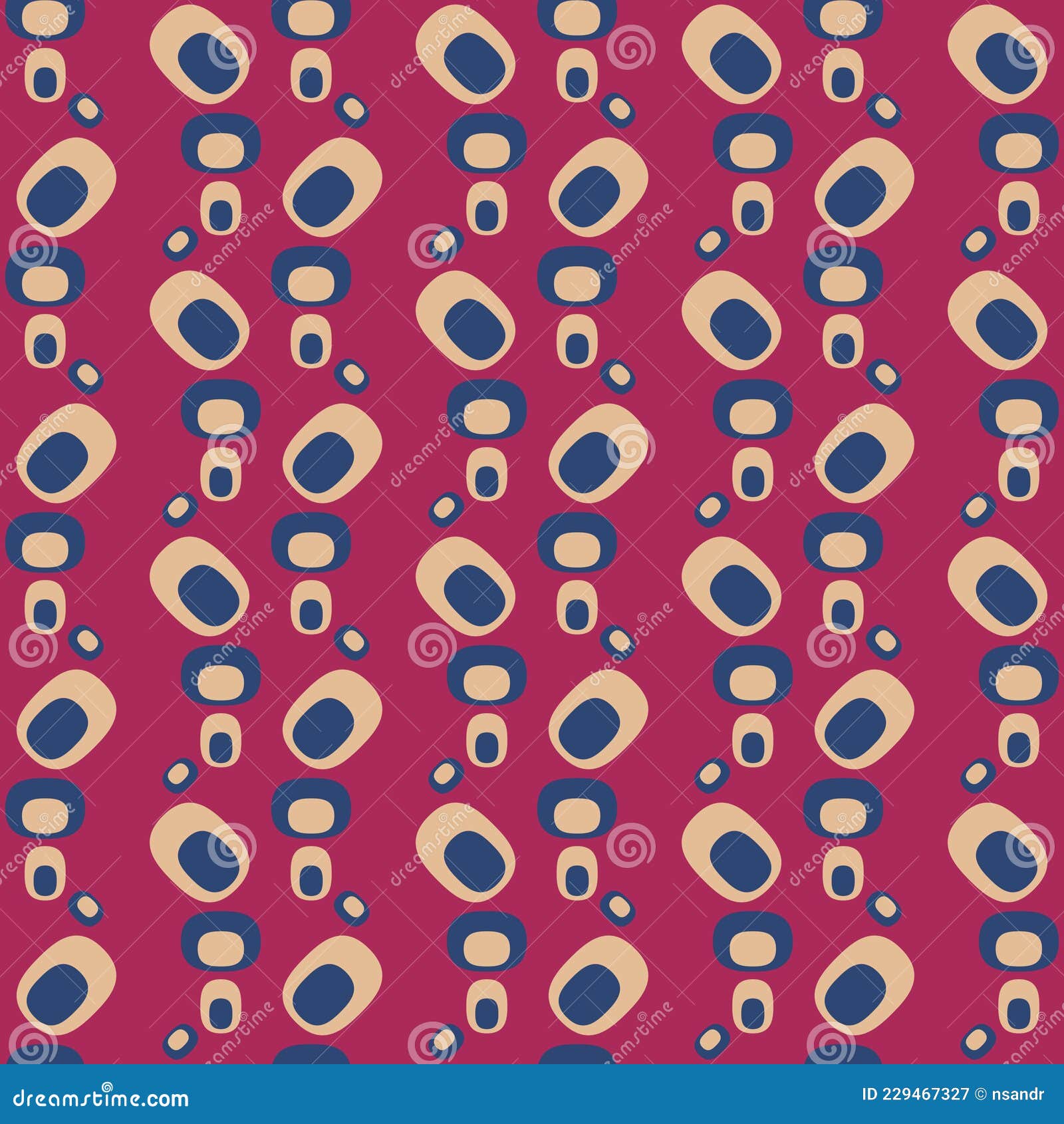 Rounded Abstract Seamless Pattern - Accent for Any Surfaces Stock ...