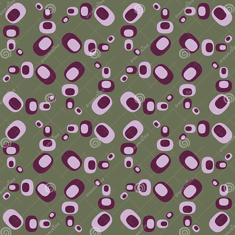 Rounded Abstract Seamless Pattern - Accent for Any Surfaces Stock ...