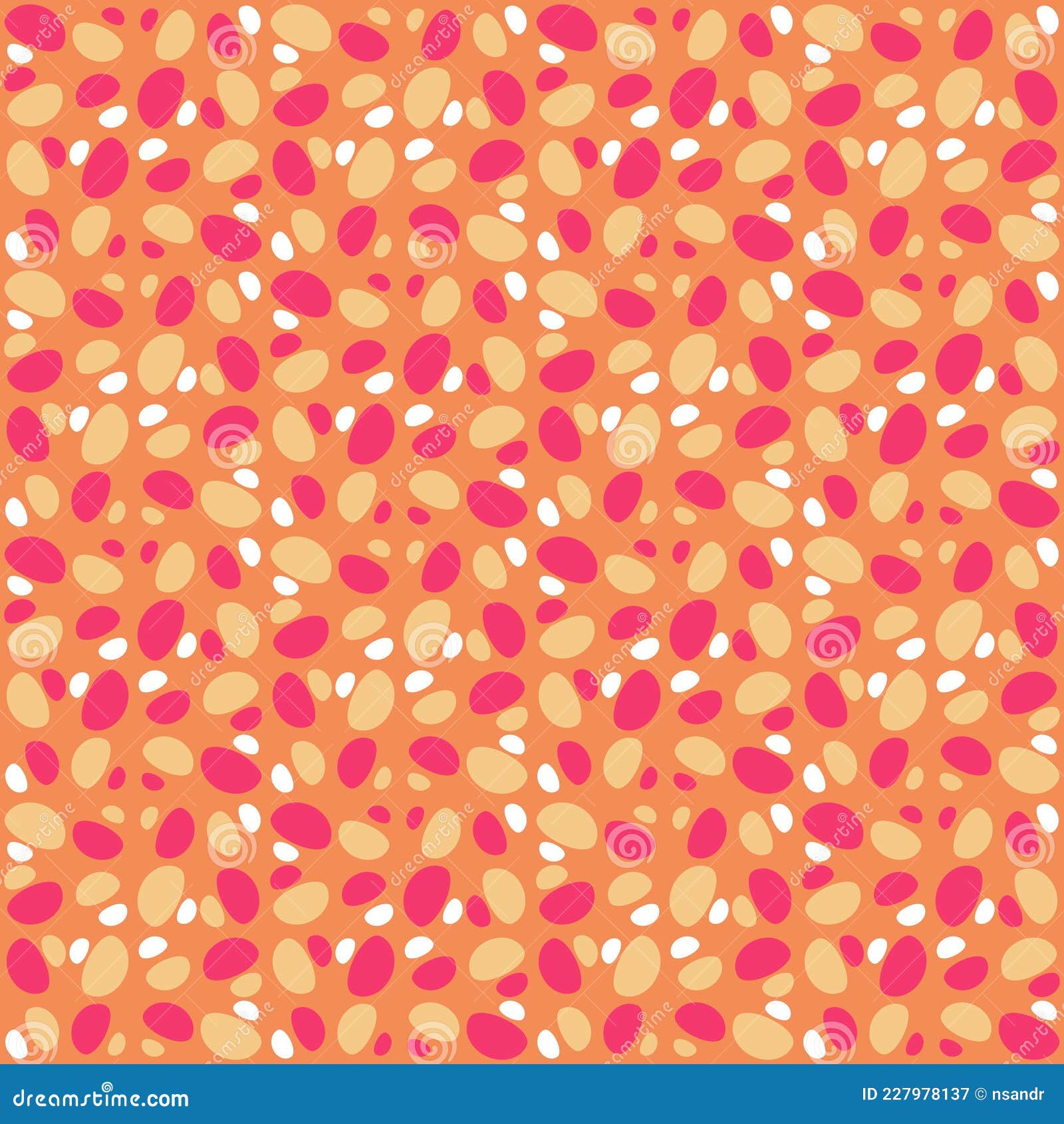 Rounded Abstract Seamless Pattern - Accent for Any Surfaces Stock ...