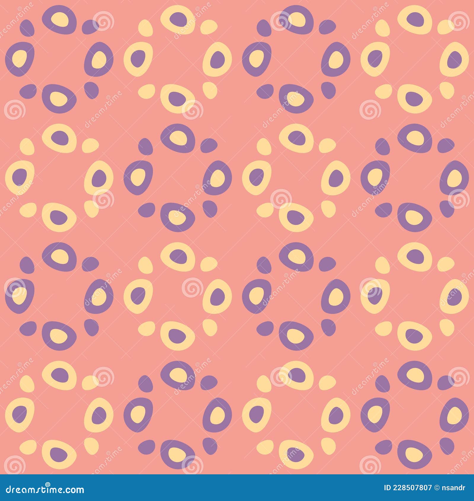 Rounded Abstract Seamless Pattern - Accent for Any Surfaces Stock ...