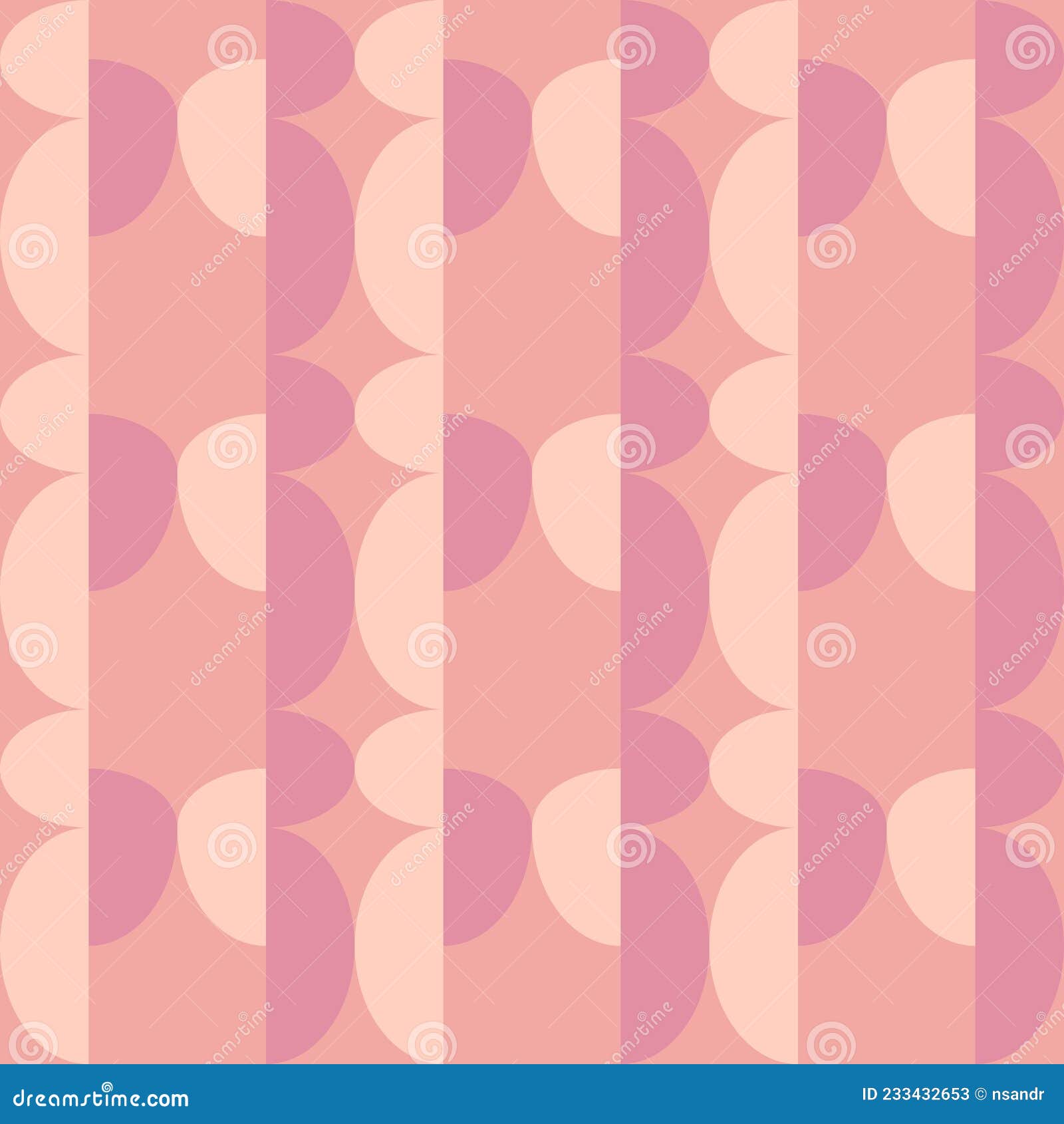 Rounded Abstract Seamless Pattern - Accent for Any Surfaces Stock ...