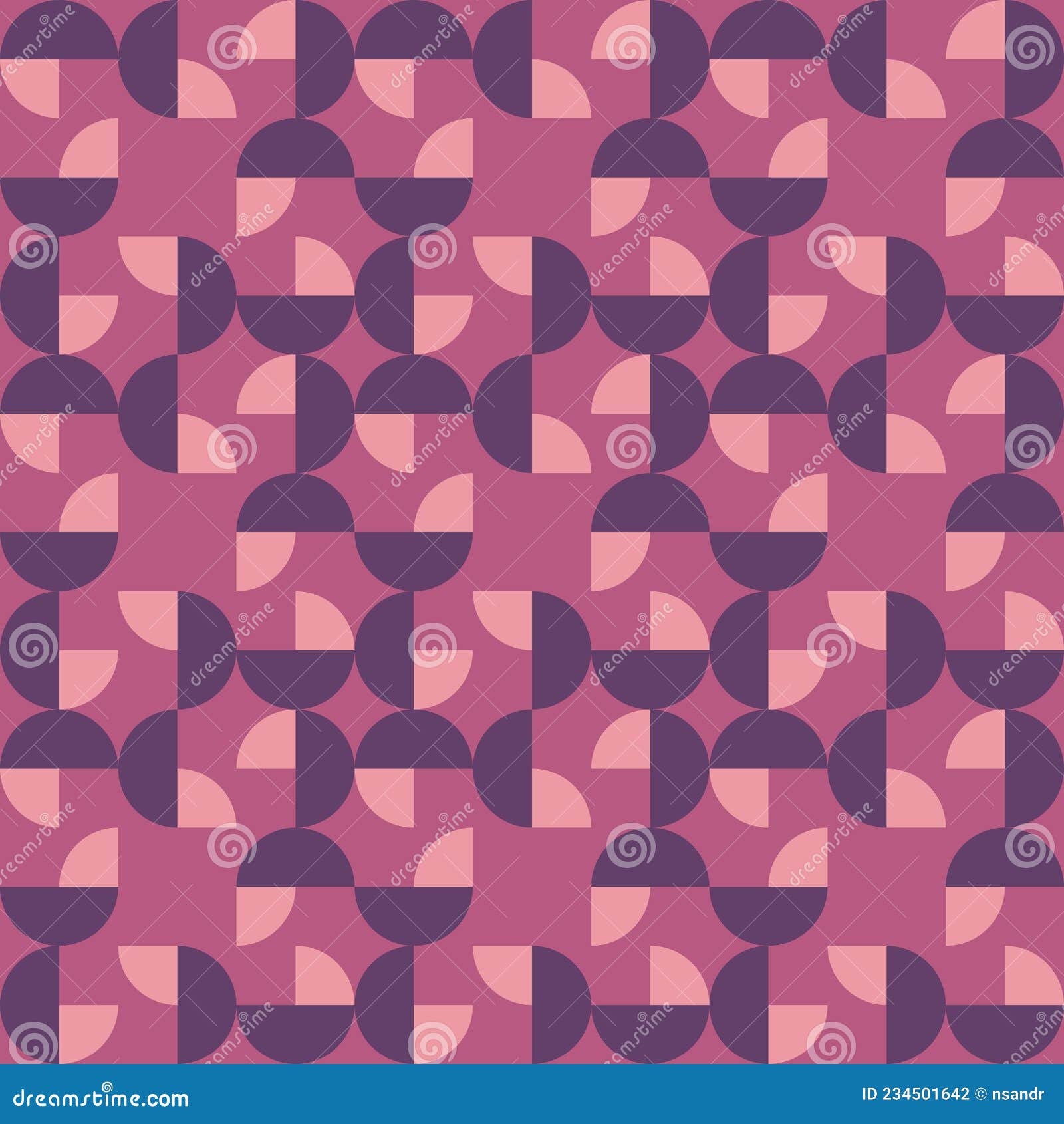 Rounded Abstract Seamless Pattern - Accent for Any Surfaces Stock ...